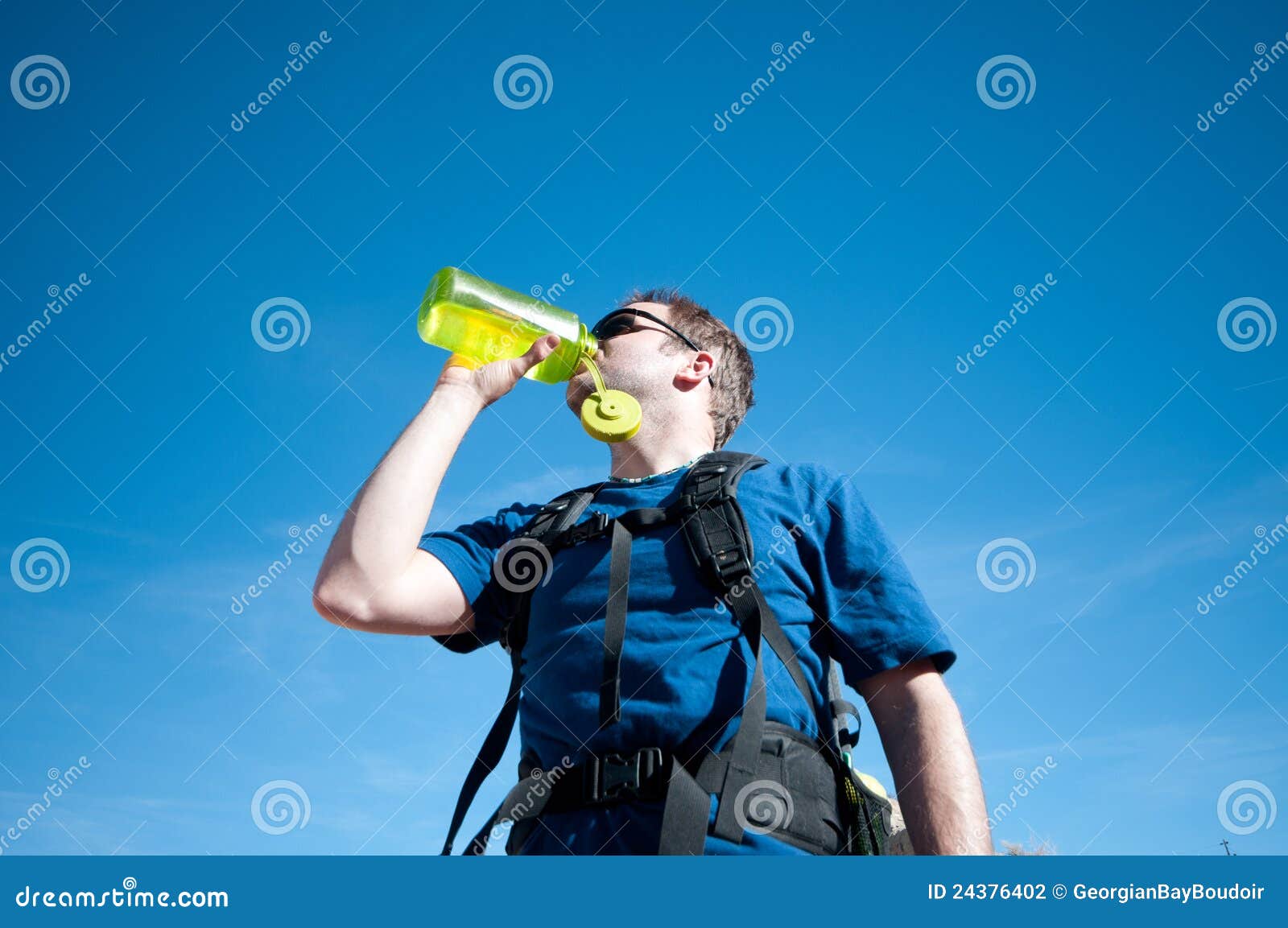 Hydration stock photo. Image of muscular, outdoors, hike - 24376402