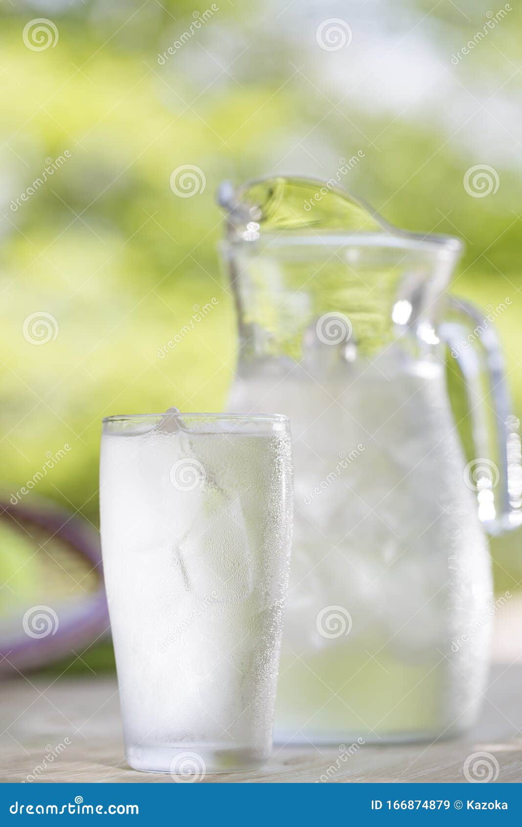Hydration with Cold Water in a Cup Stock Image - Image of health ...