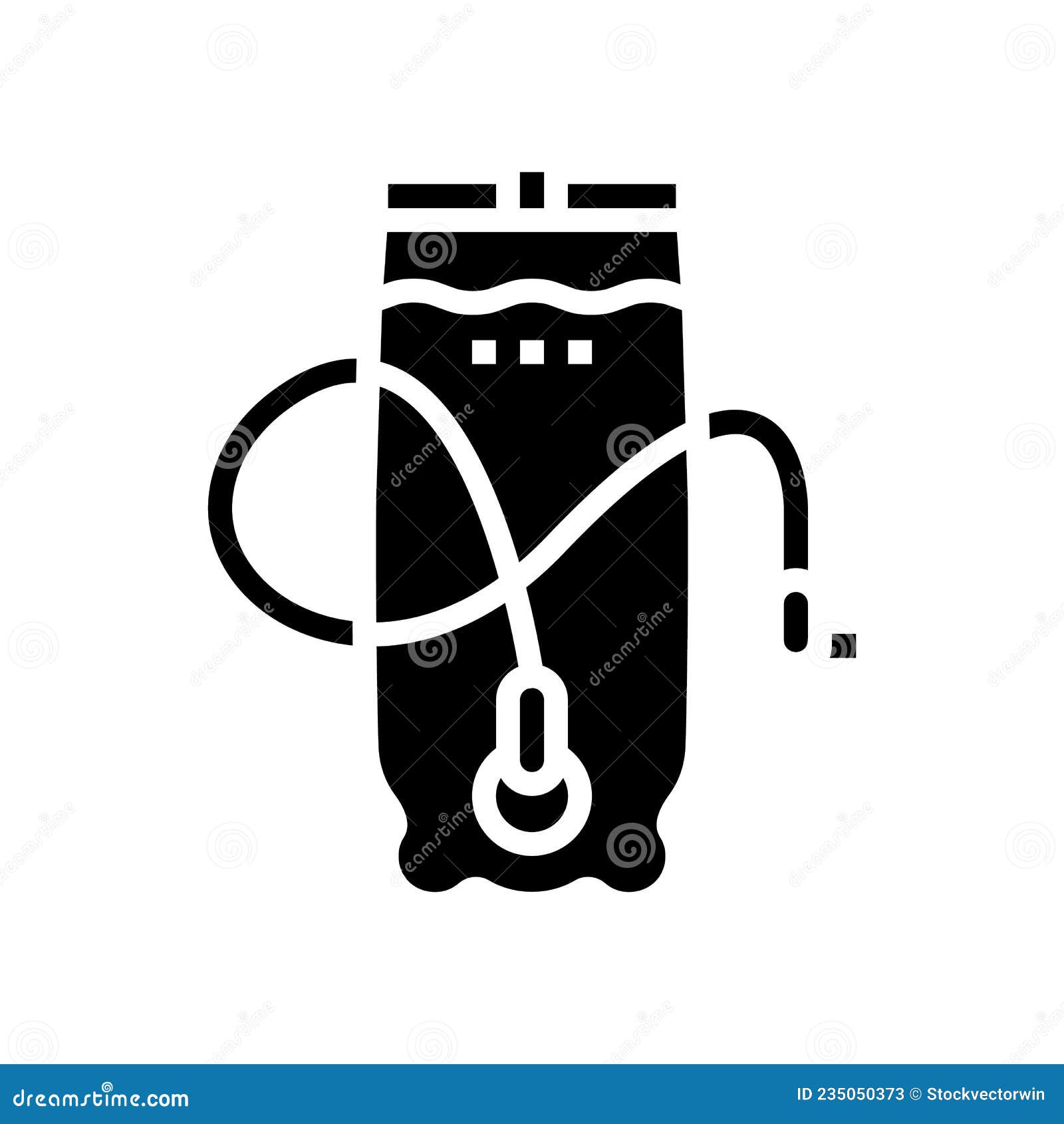 Hydration Icon Vector From Body Parts Collection. Thin Line Hydration ...