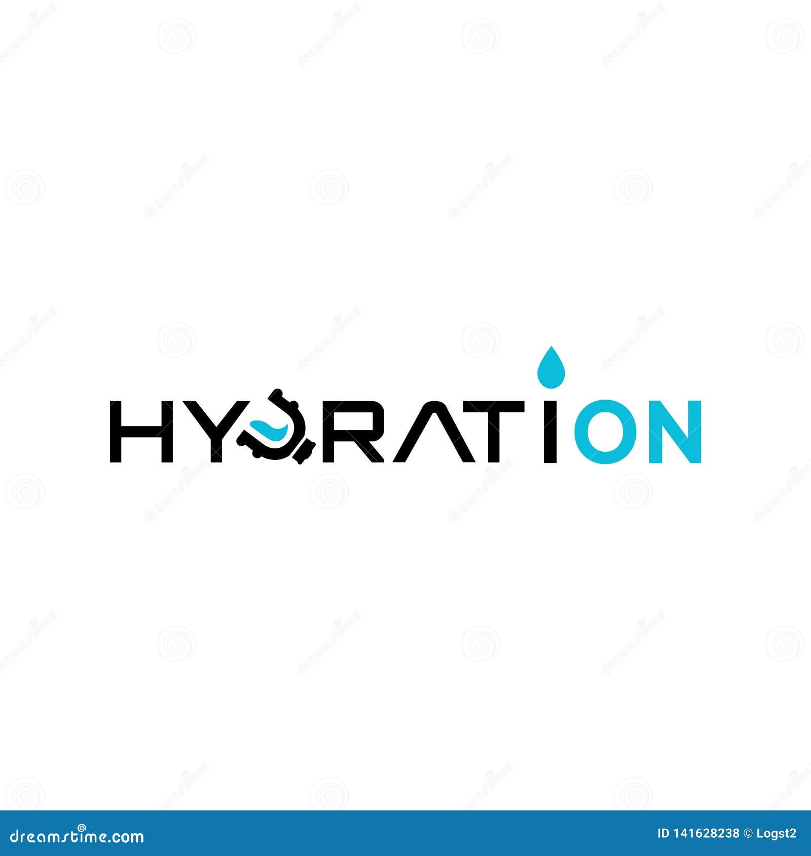 Hydration vector logo stock vector. Illustration of fresh - 141628238