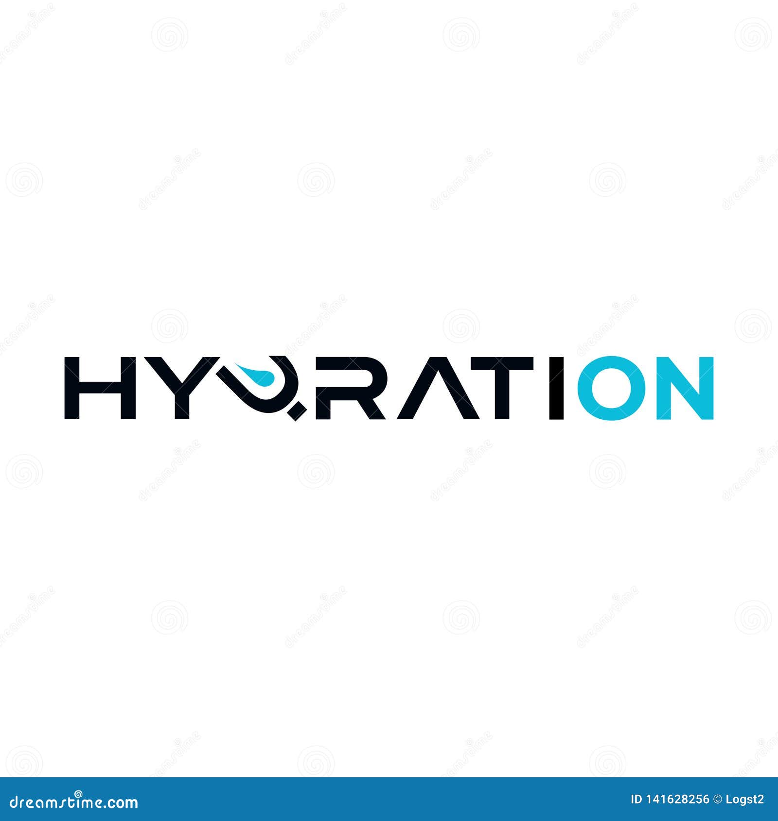 Hydration vector logo stock vector. Illustration of nature - 141628256