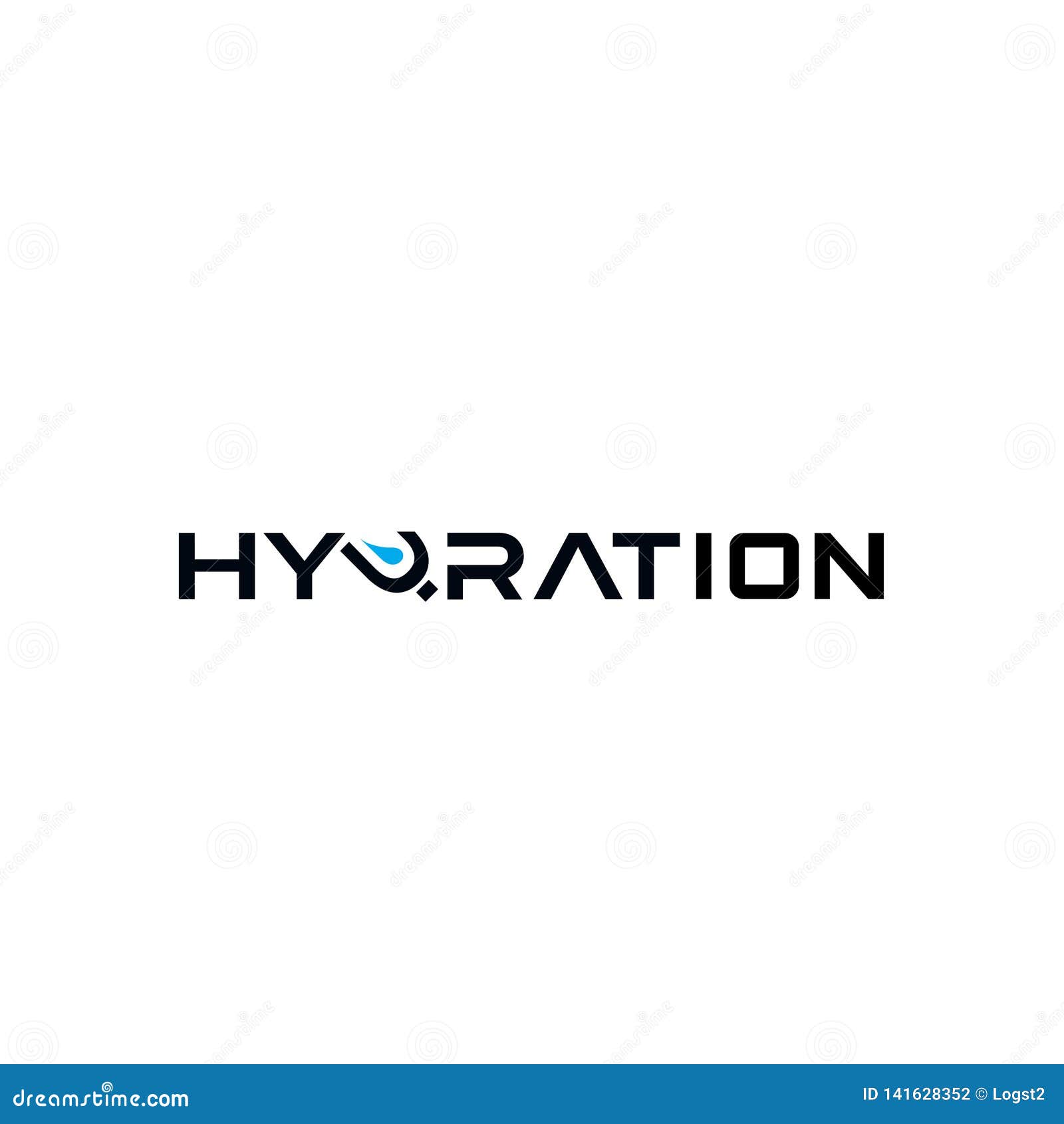 Hydration vector logo stock vector. Illustration of drink - 141628352