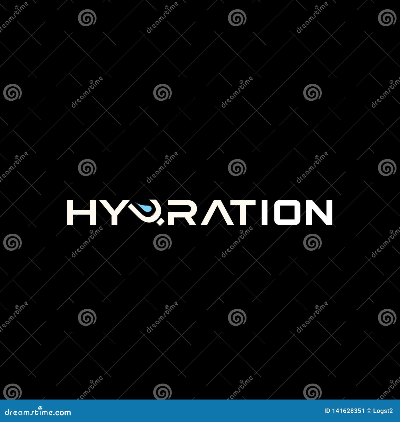 Hydration vector logo stock vector. Illustration of player - 141628351