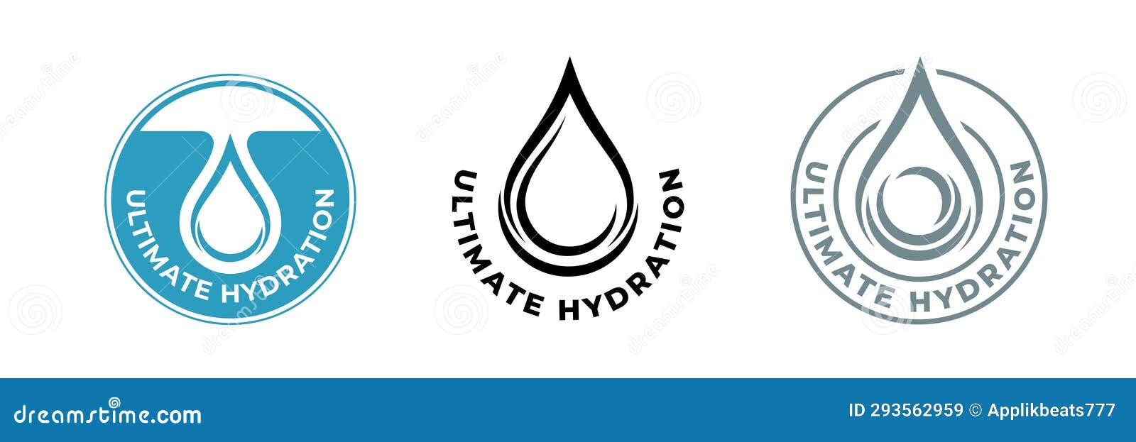 Hydration Water Drop Icon, Moisturizing Skincare Cosmetic Products ...