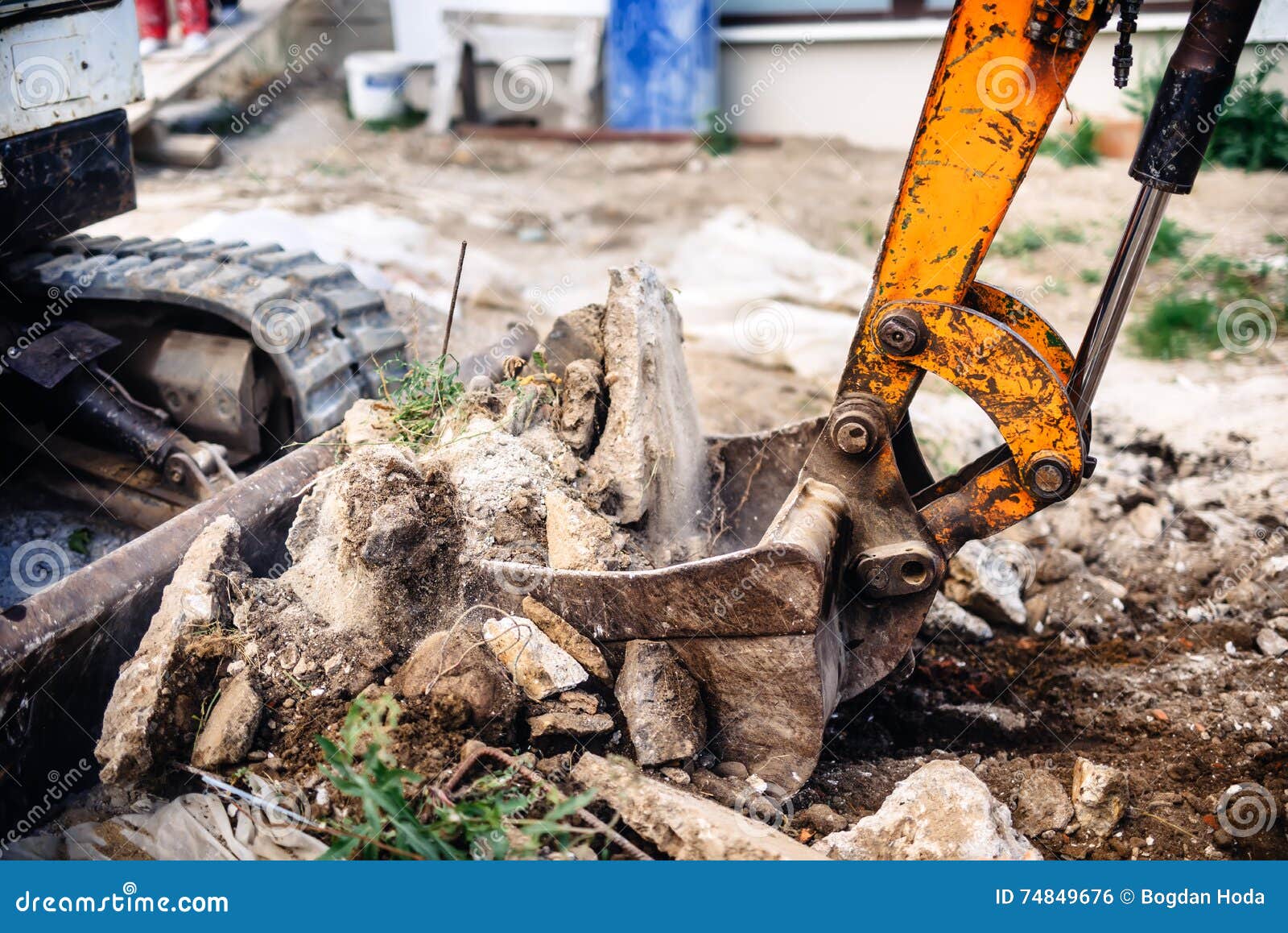 Loading A Bulldozer Royalty-Free Stock Photo | CartoonDealer.com #3391953