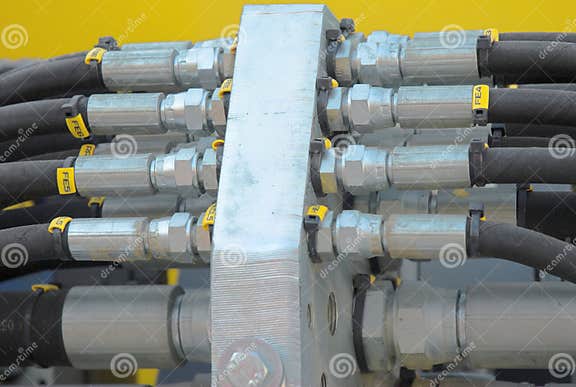 Hydraulic Connection stock image. Image of driver, piping - 2894033