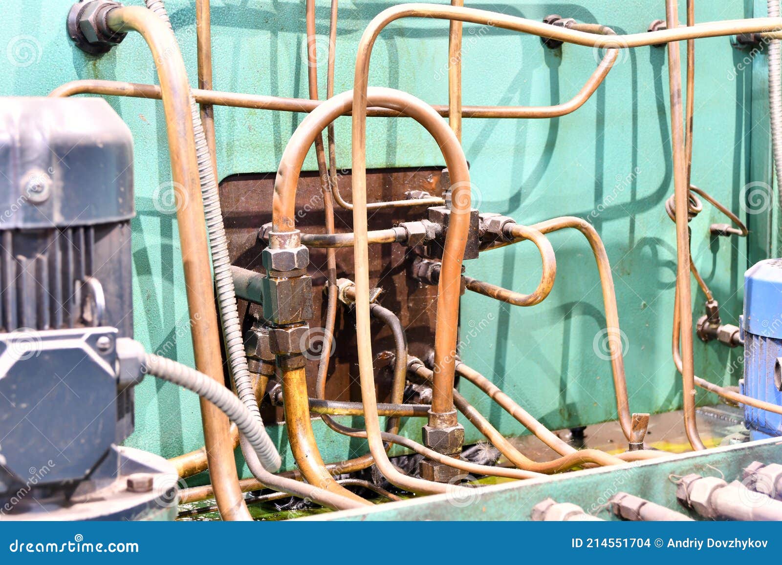 Hydraulic Control System of Cnc Machine Tool Stock Photo - Image of ...