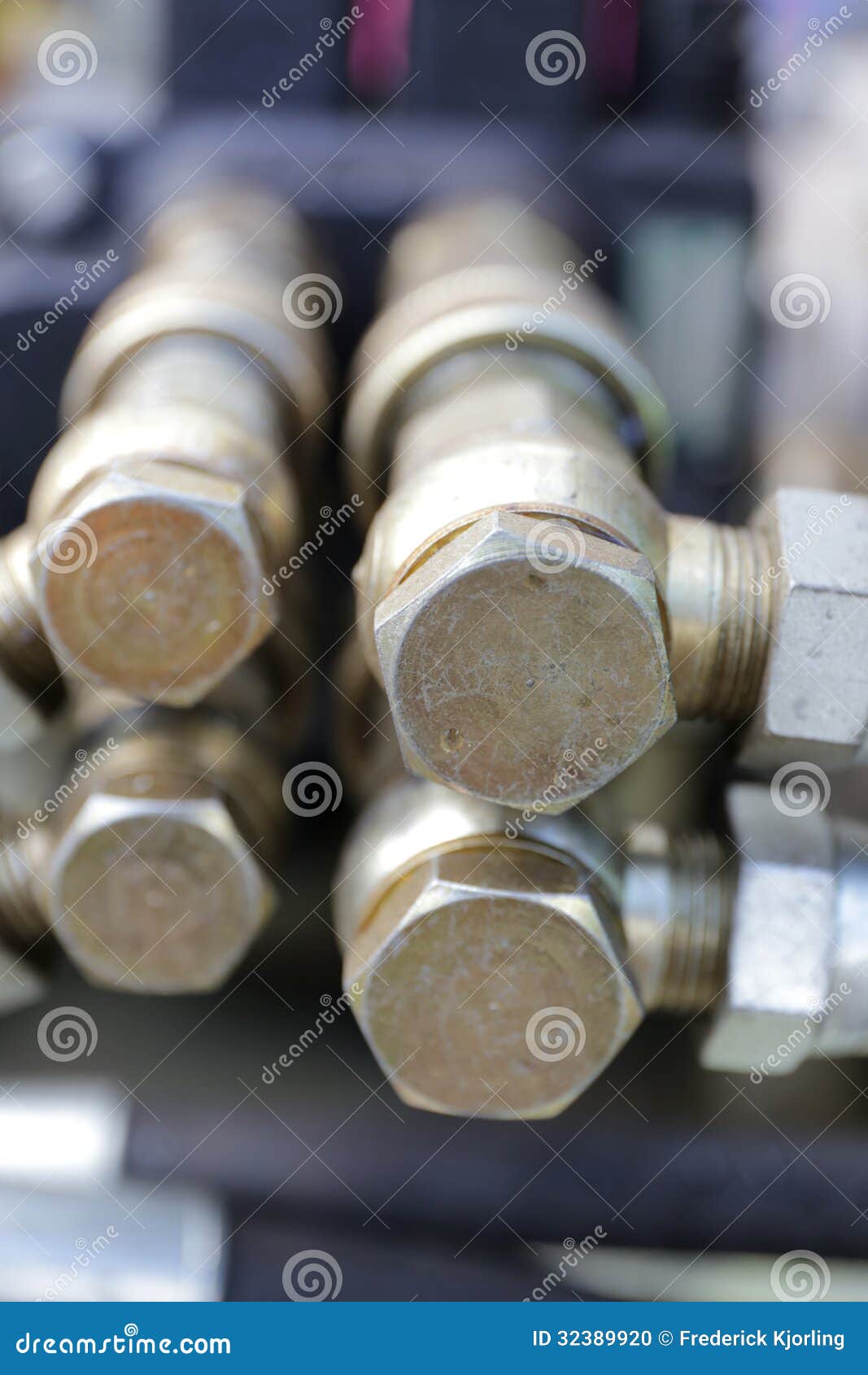 Hydraulic Coupling Unit With A Lock Stock Photography | CartoonDealer ...