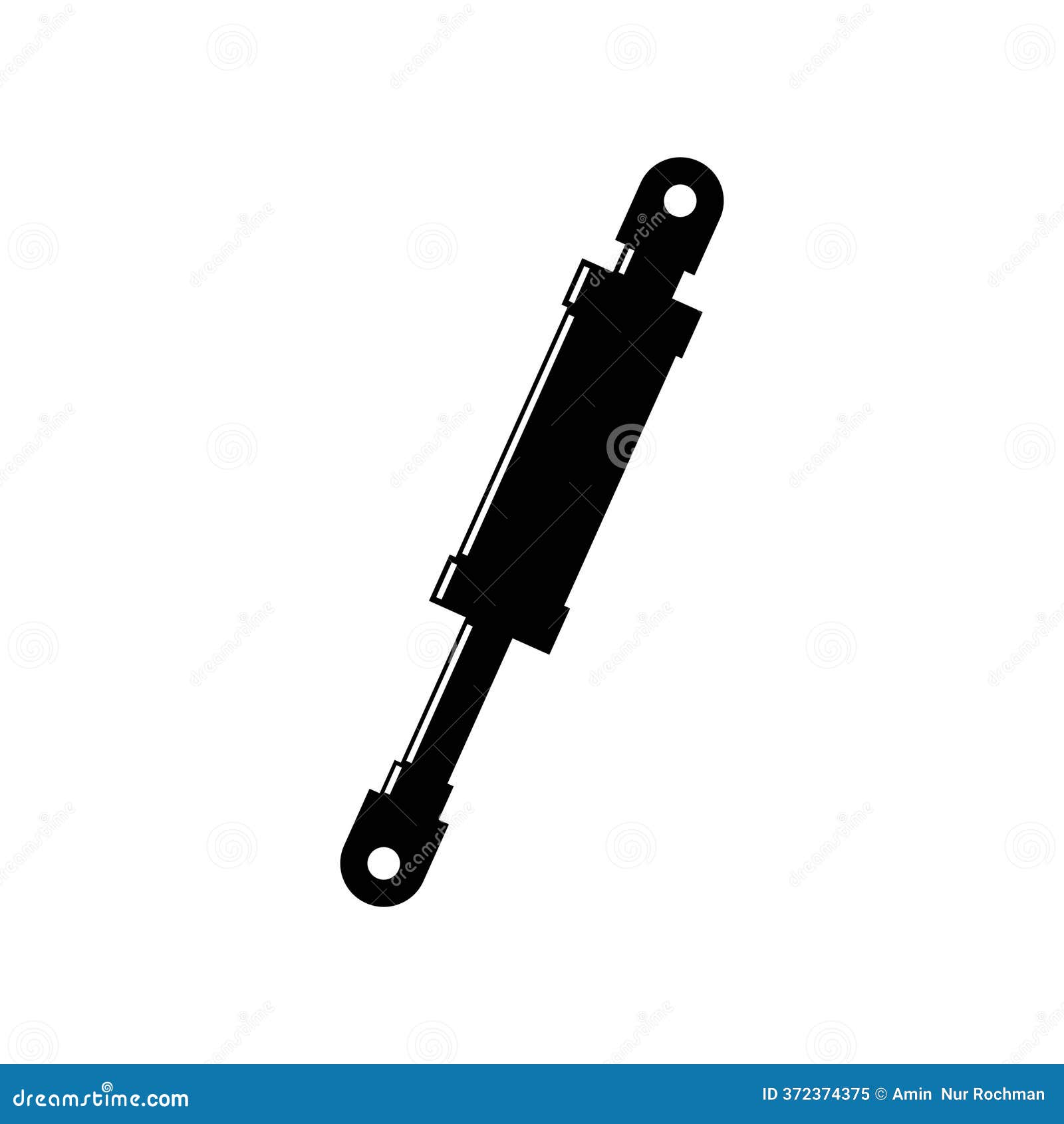 Hydraulic Damper Vector Design. Pneumatic Cylinder Logo Vector Royalty ...