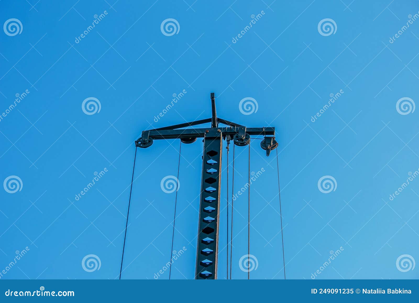 Hydraulic Drilling Rig. Installation of Bored Piles with a Casing ...