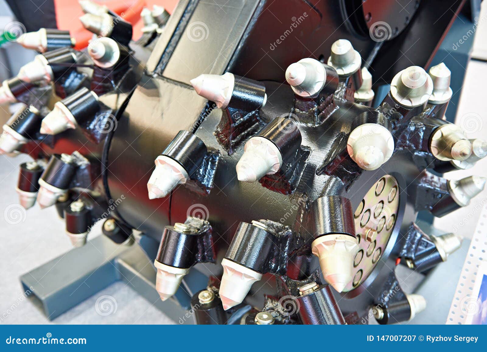 Hydraulic Drum Milling Cutter on Exhibition Editorial Photography ...