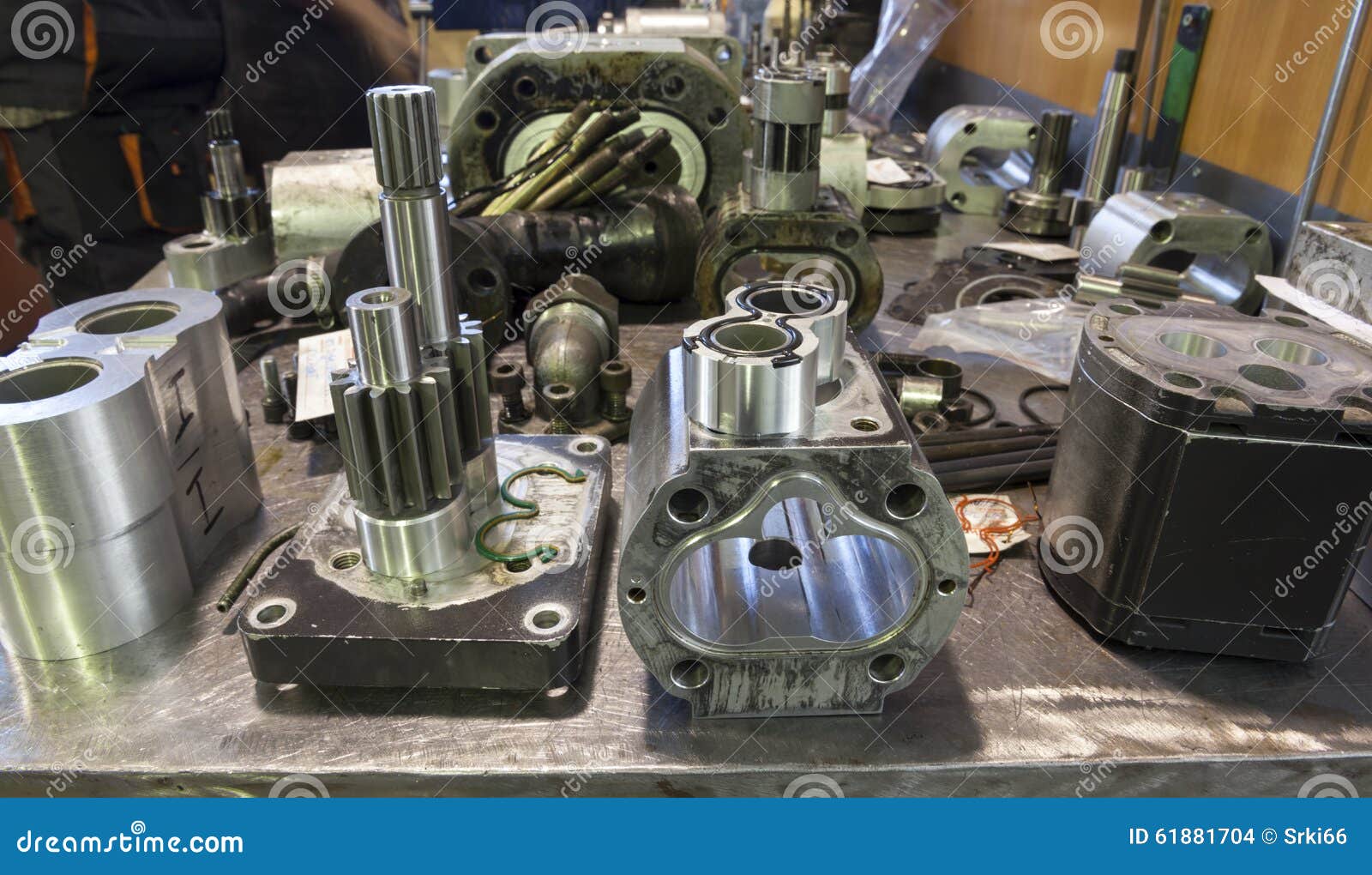 Hydraulic engine parts stock photo. Image of motor, power - 61881704