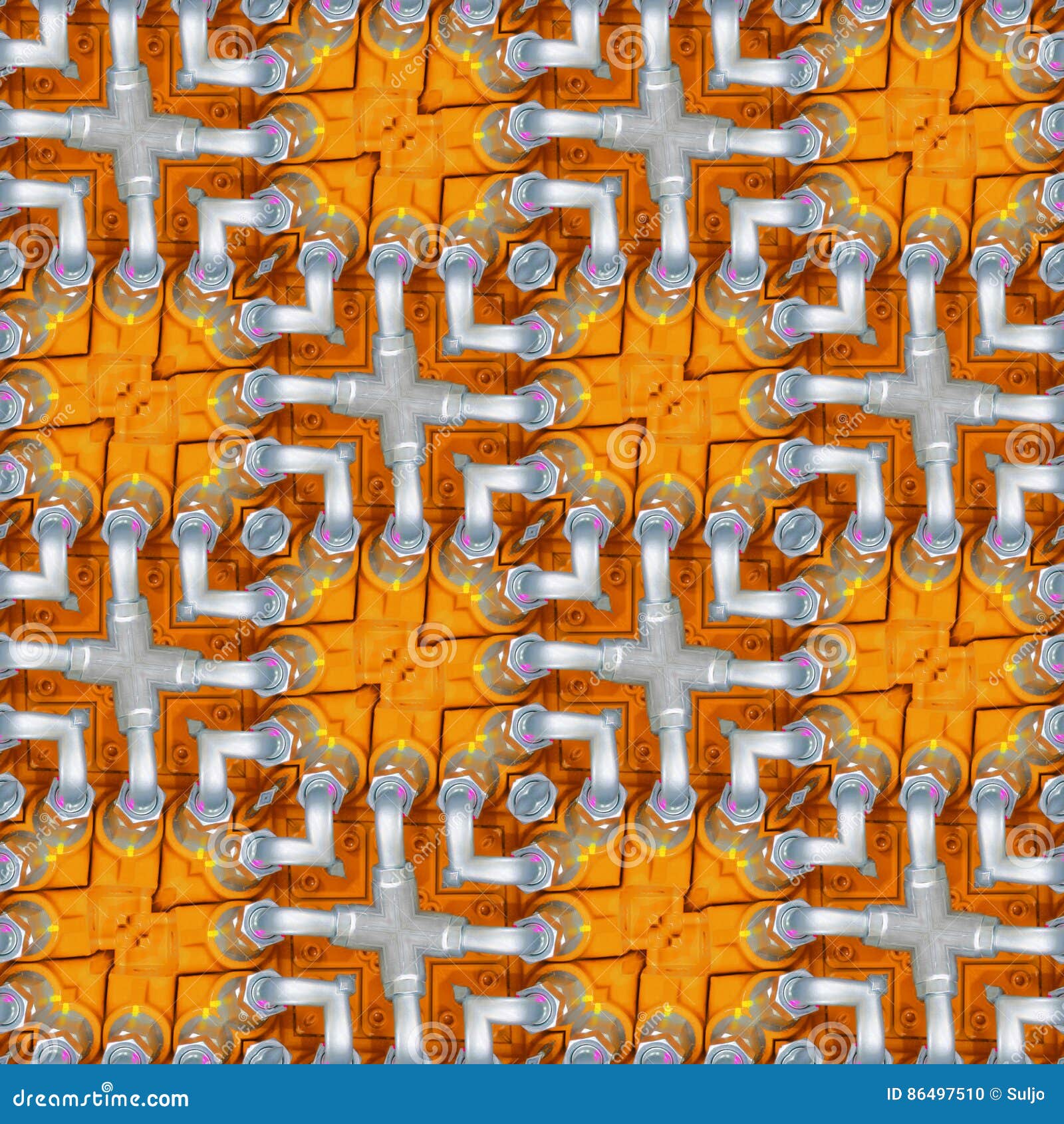 Hydraulic Hoses Seamless Texture Pattern Stock Photo - Image of fitting ...