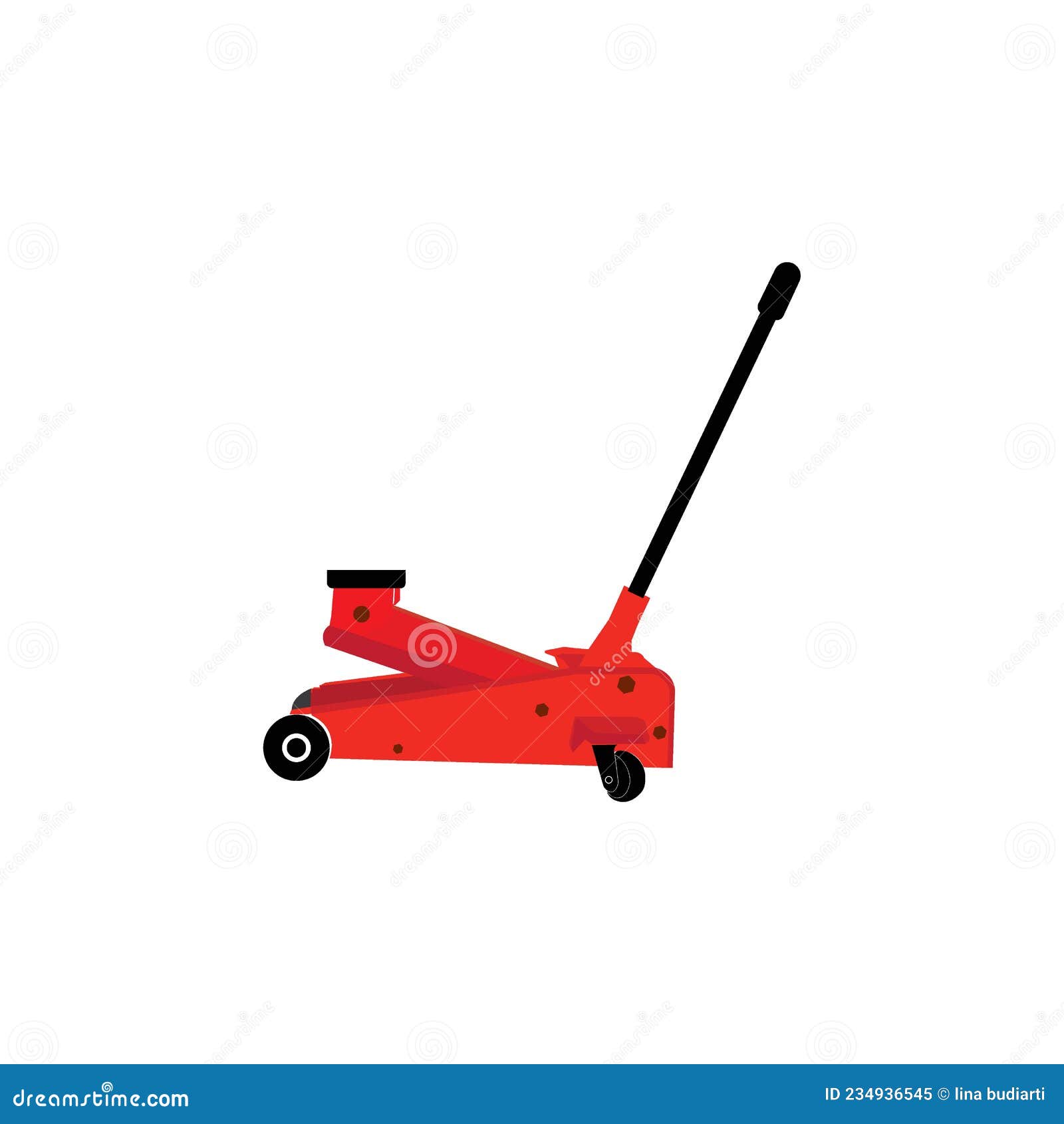 Hydraulic jack icon stock vector. Illustration of transportation ...