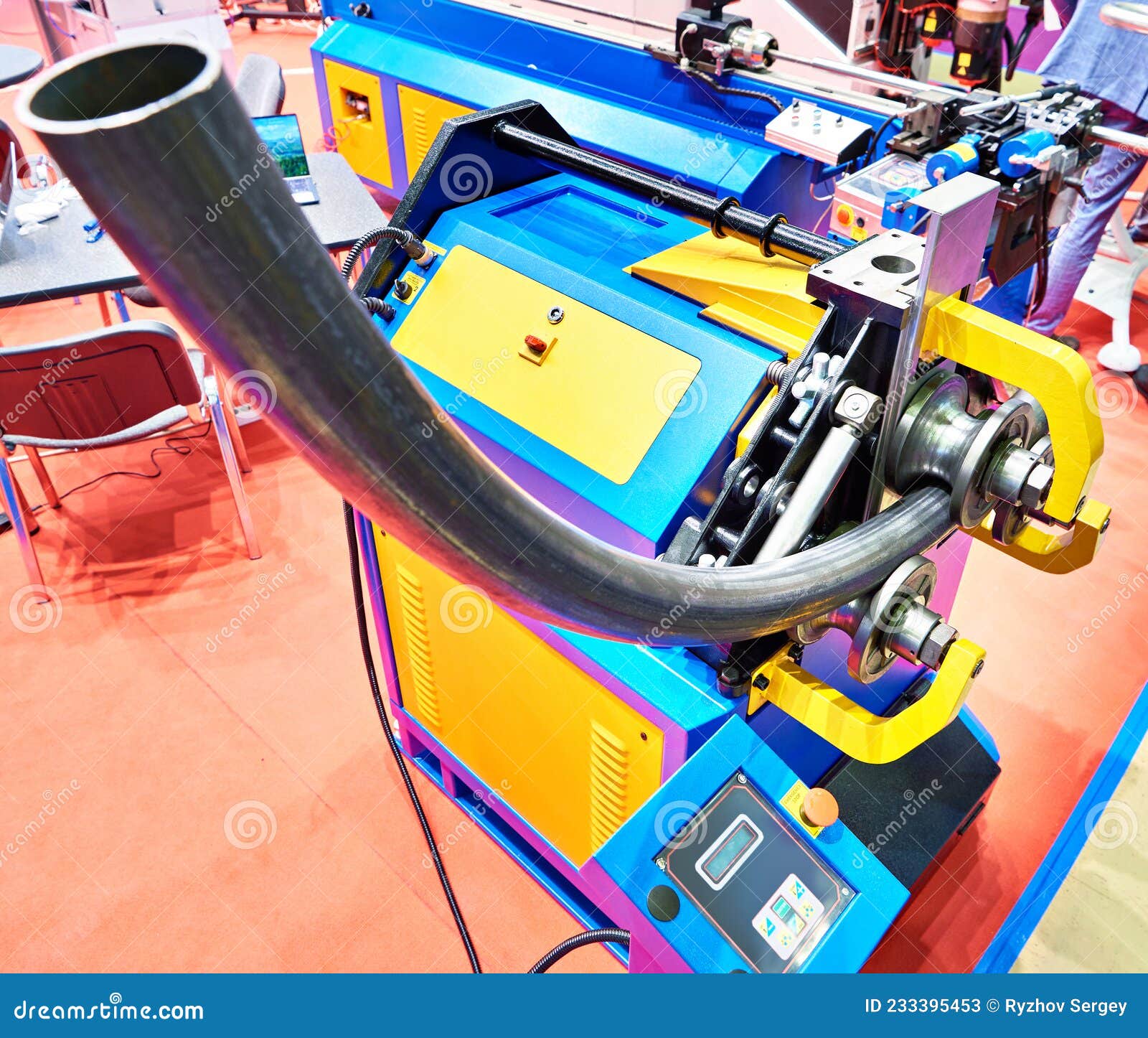 Ring Roller Bending Machine Stock Image - Image of power, automatic ...