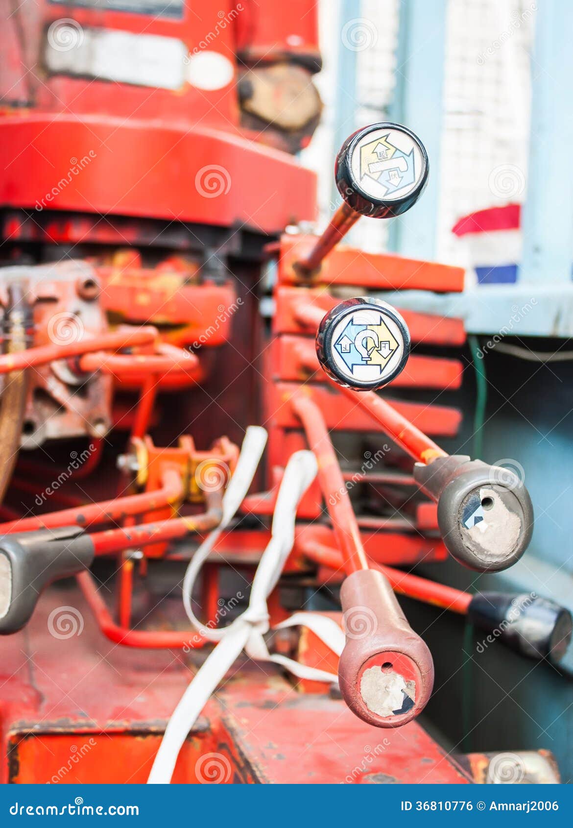 Hydraulic stick stock photo. Image of system, closeup - 36810776