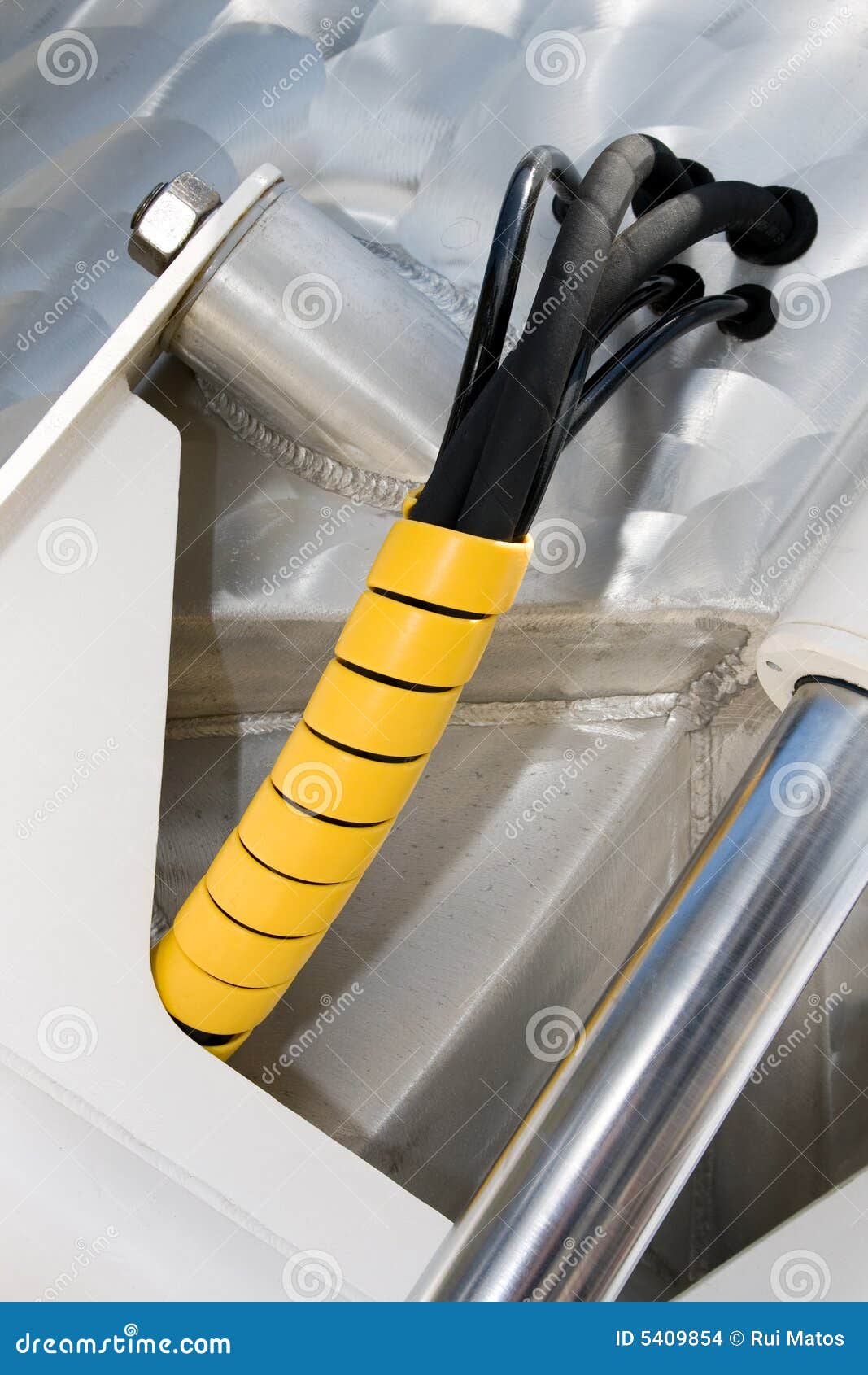 Hydraulic Suspension System Stock Photo - Image of robust, connections ...