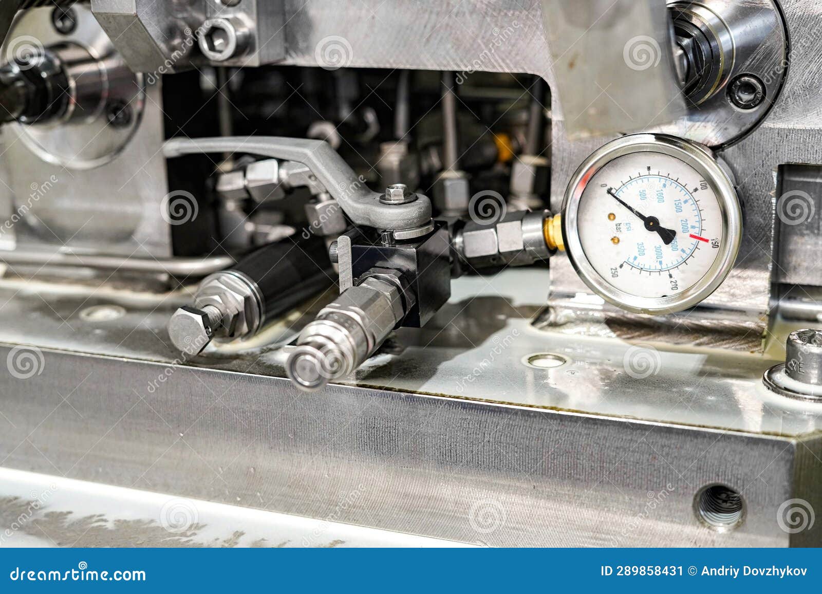 Hydraulic System for Fastening Parts on a CNC Milling Machine Stock ...