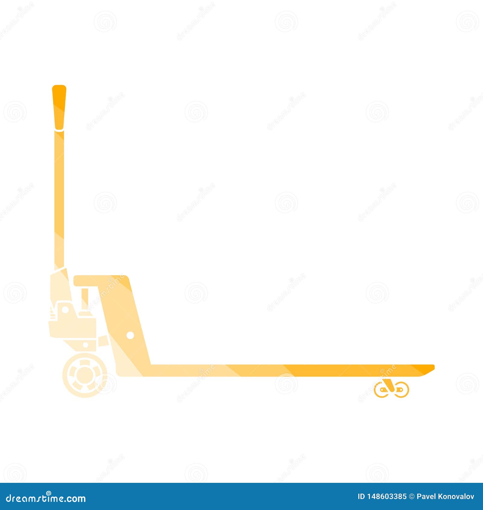 Hydraulic Trolley Jack Icon Vector Illustration | CartoonDealer.com ...