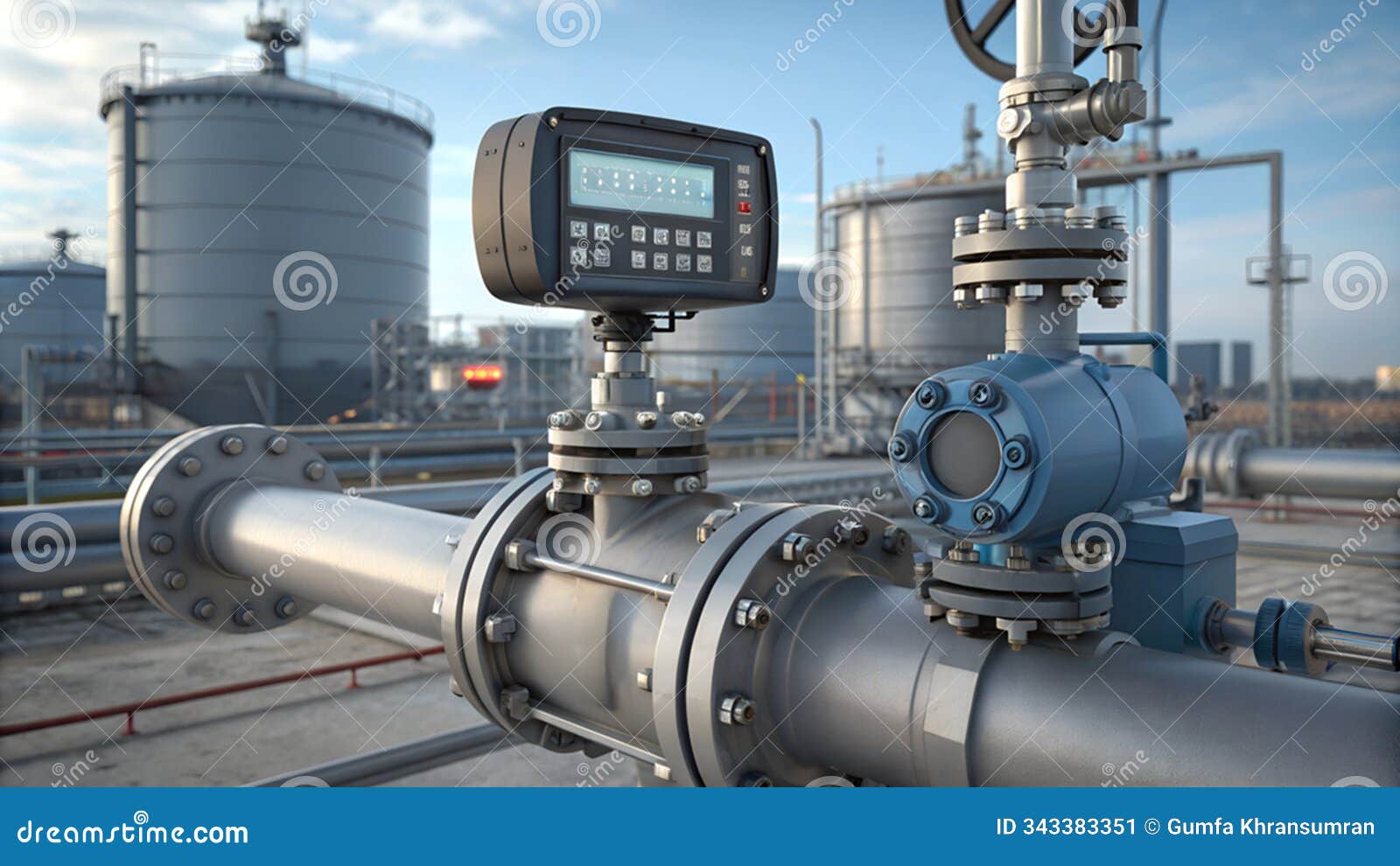 Hydraulic Valve System with Digital Display for Precise Control Stock ...