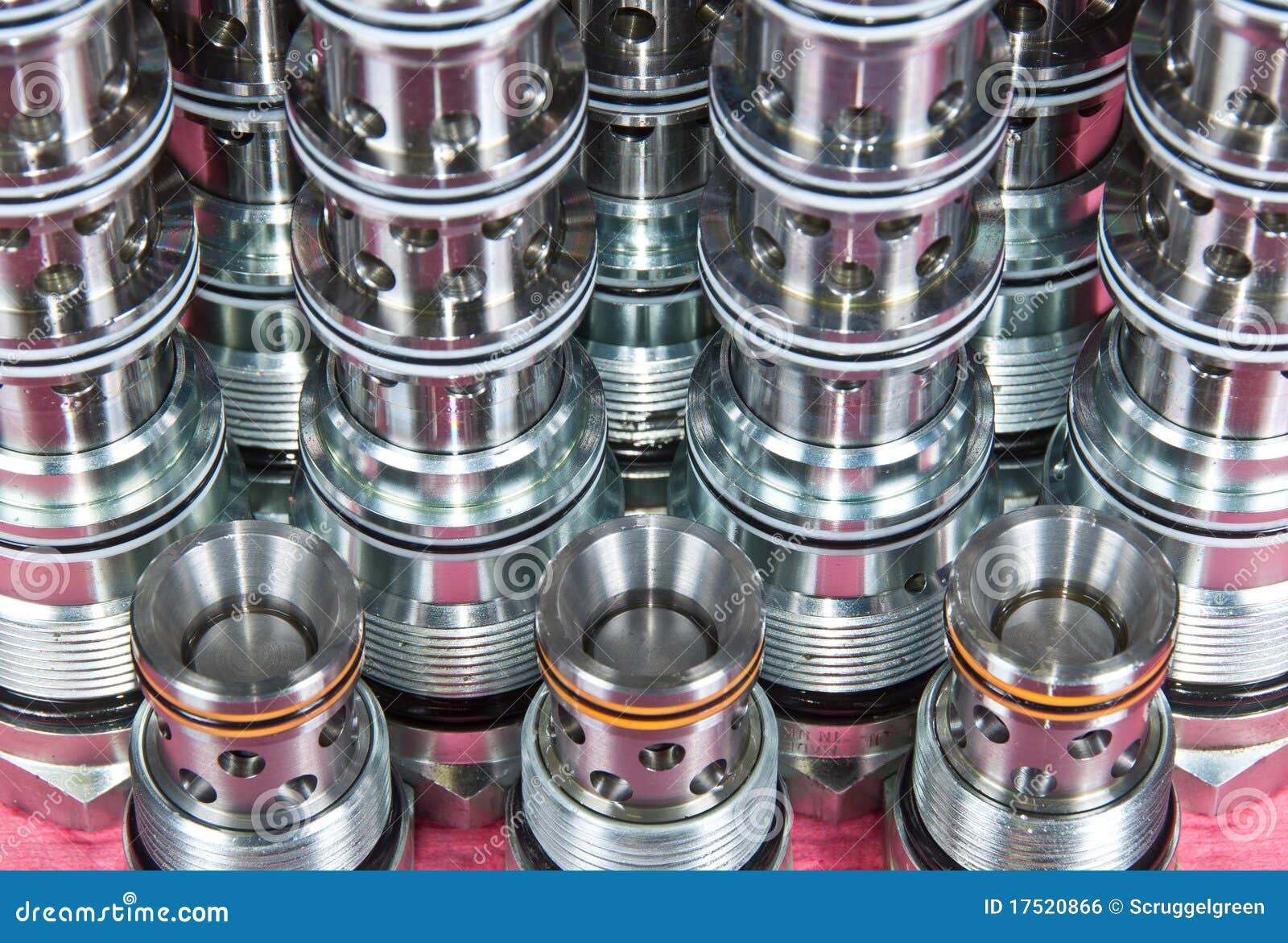 Hydraulics stock photo. Image of blue, mineral, oring - 17520866