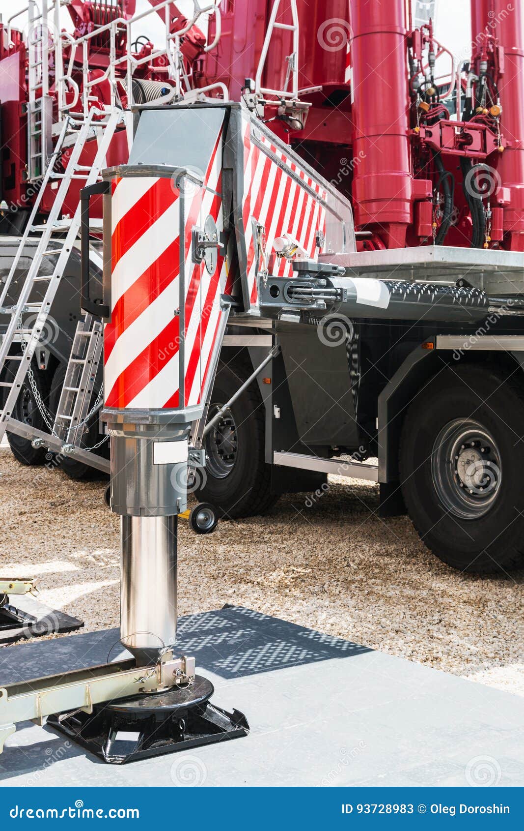 Hydraulics Crane Support. Hydraulics Crane Support is on Gravel Stock ...