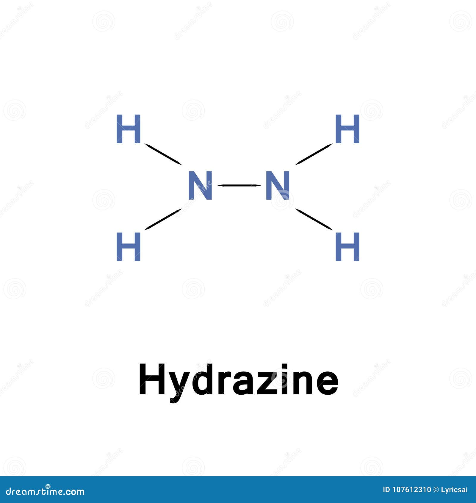 Hydrazine Pnictogen Hydride Stock Vector - Illustration of concept ...