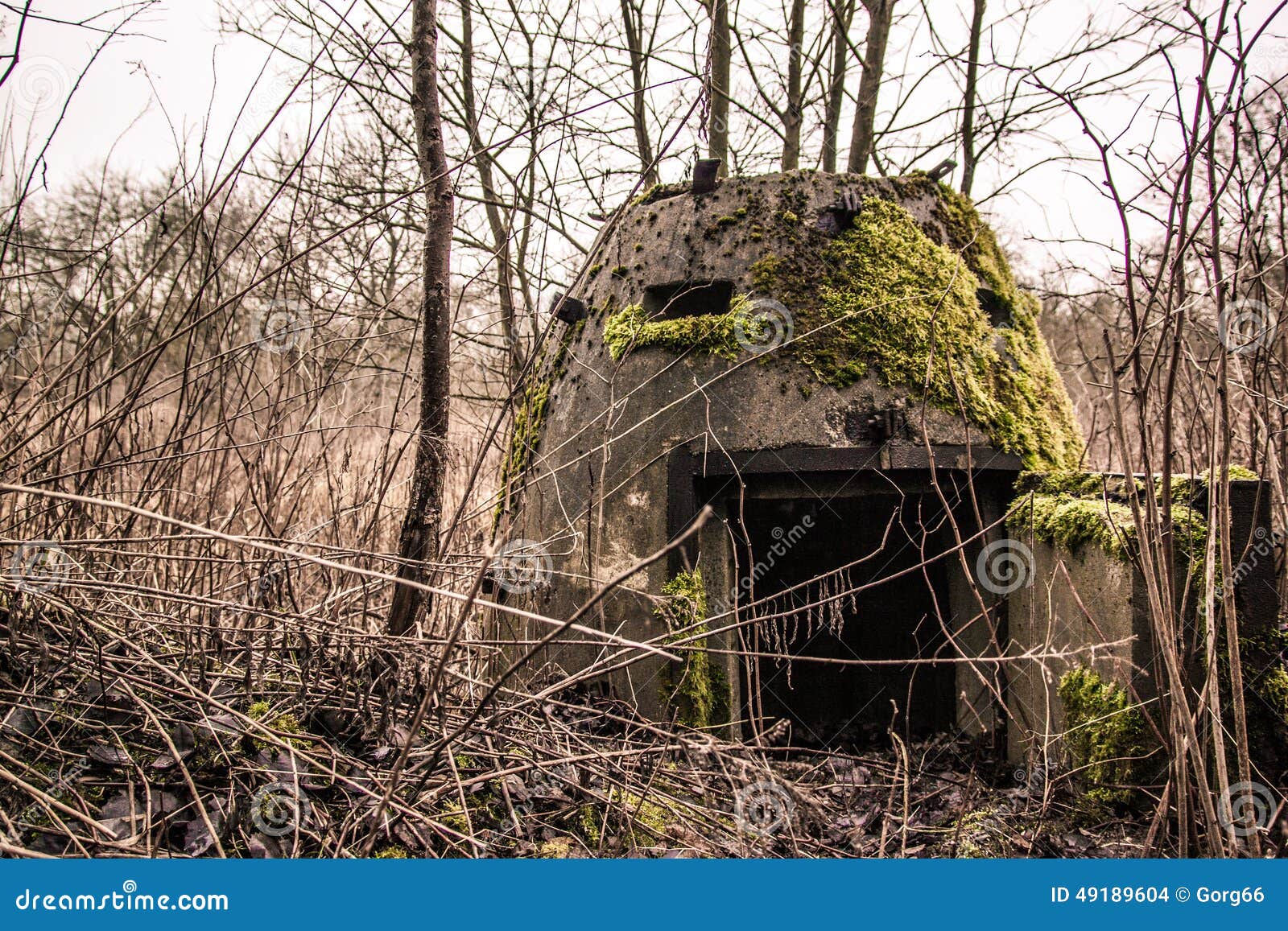 Historical Extermination Camp Bunker Editorial Stock Image - Image of ...