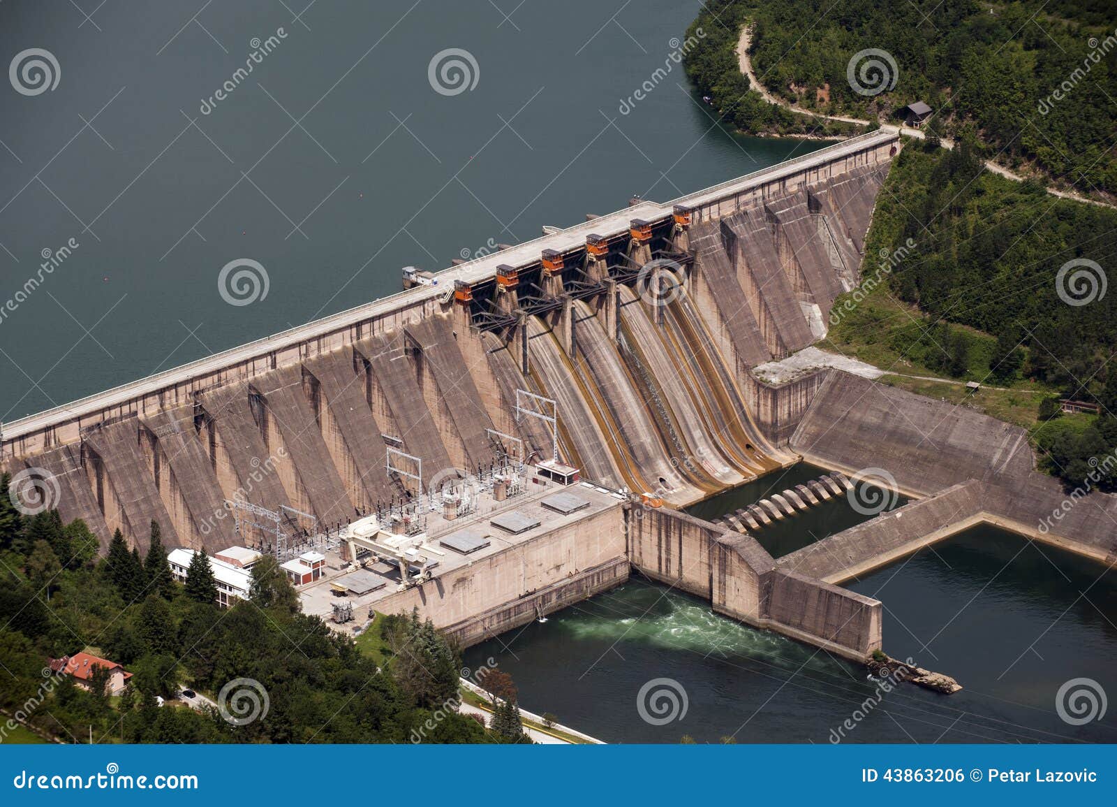 Hydro dam in serbia stock photo. Image of tara, canada - 43863206