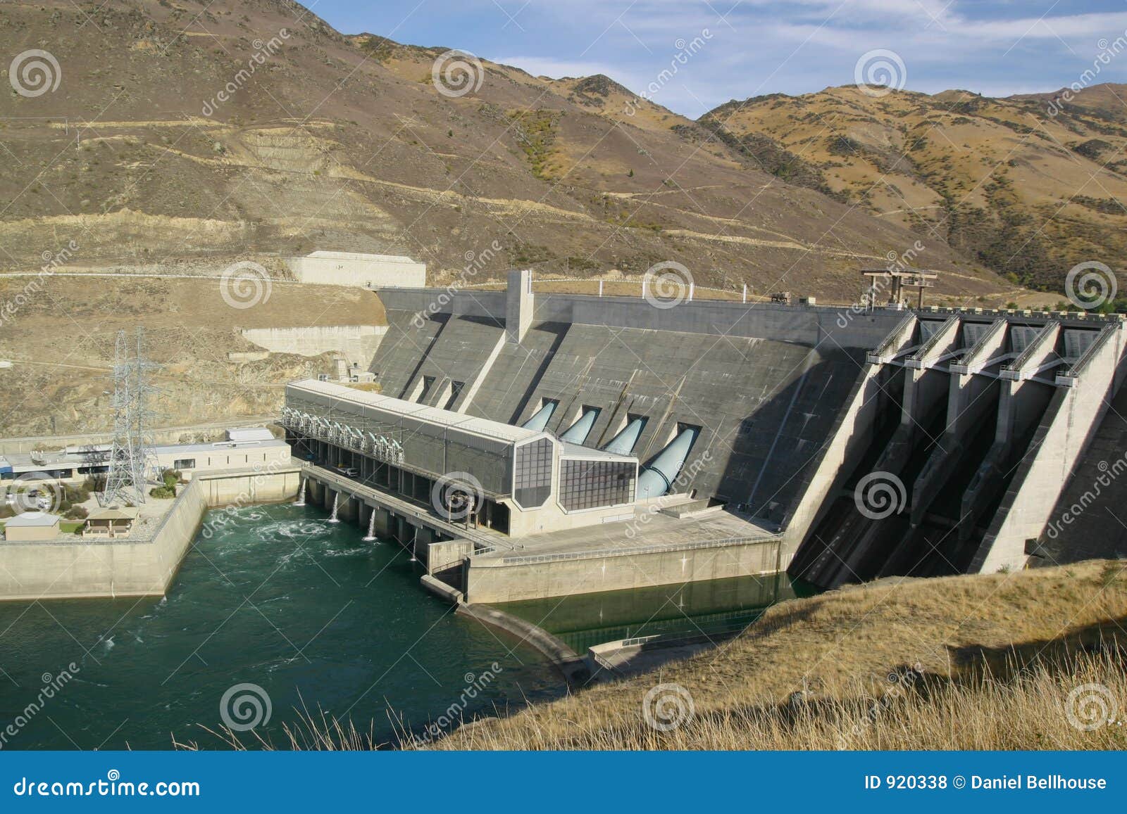 Hydro-Electric Dam stock photo. Image of manufacturing - 920338