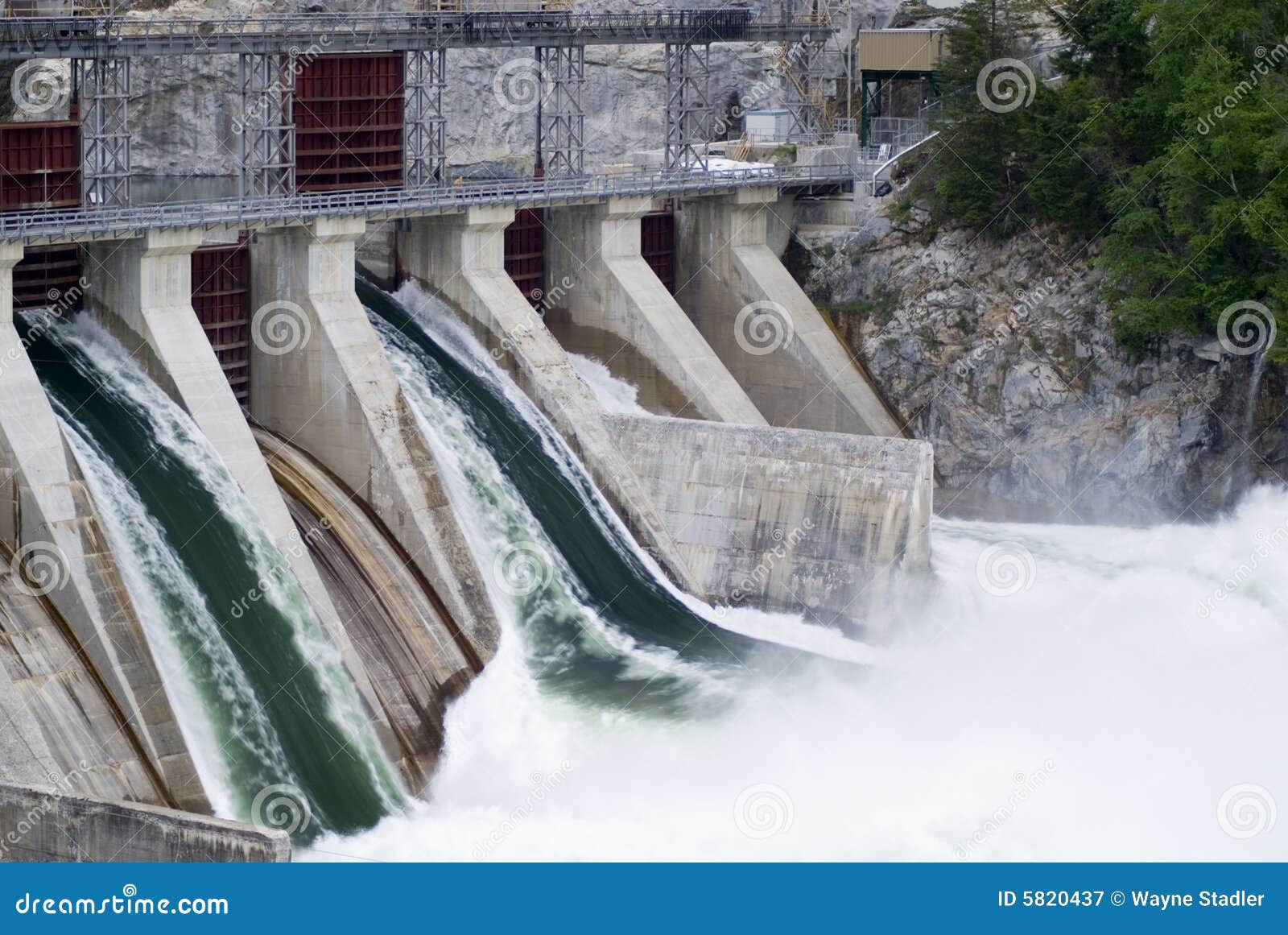 Hydro Electric Generator stock image. Image of river, water - 5820437