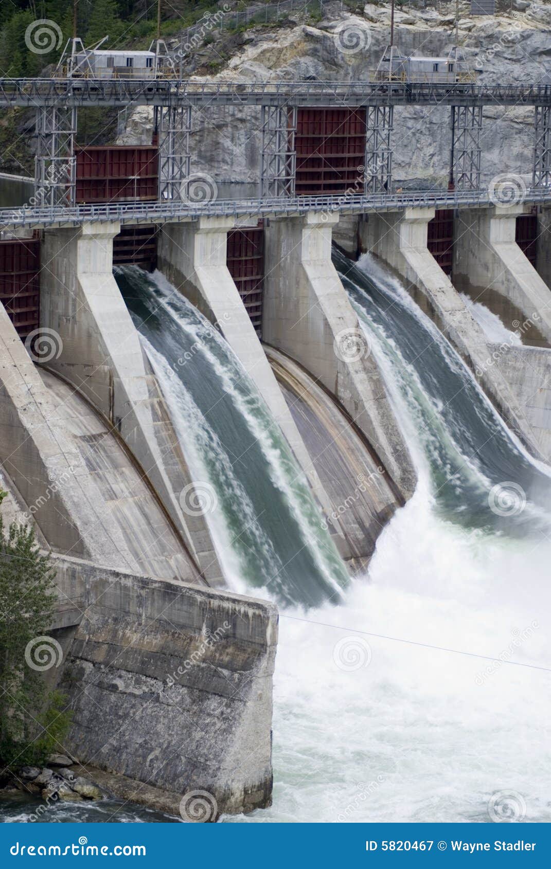 Hydro Electric Generator Dam Stock Image - Image of resources, electric ...