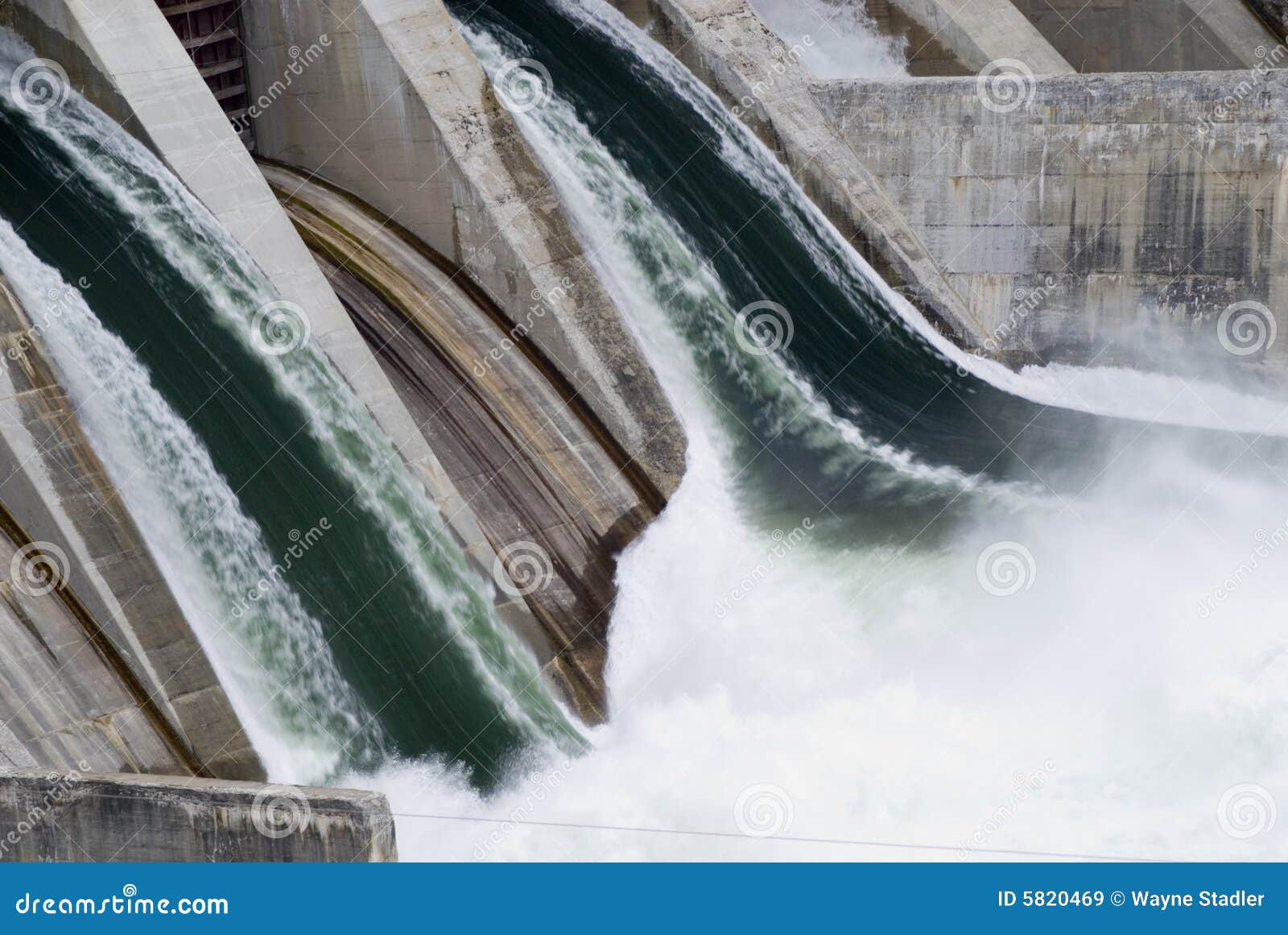 Hydro Electric Generator Dam Stock Image - Image of generator, water ...