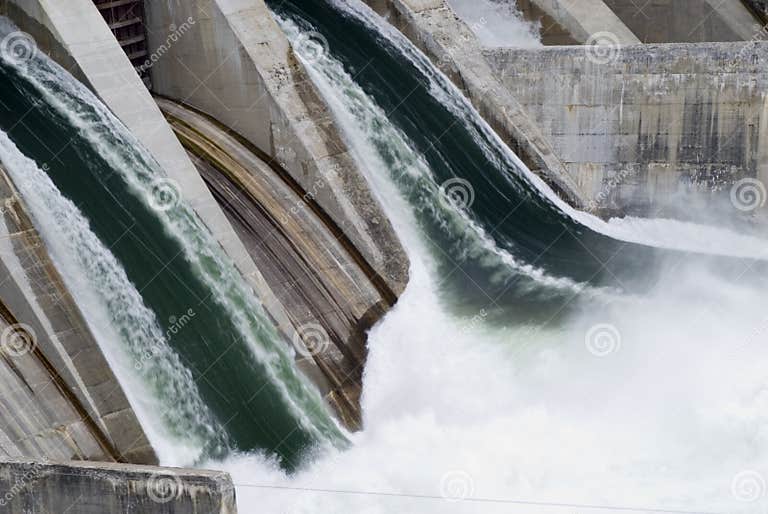 Hydro Electric Generator Dam Stock Image - Image of generator, water ...