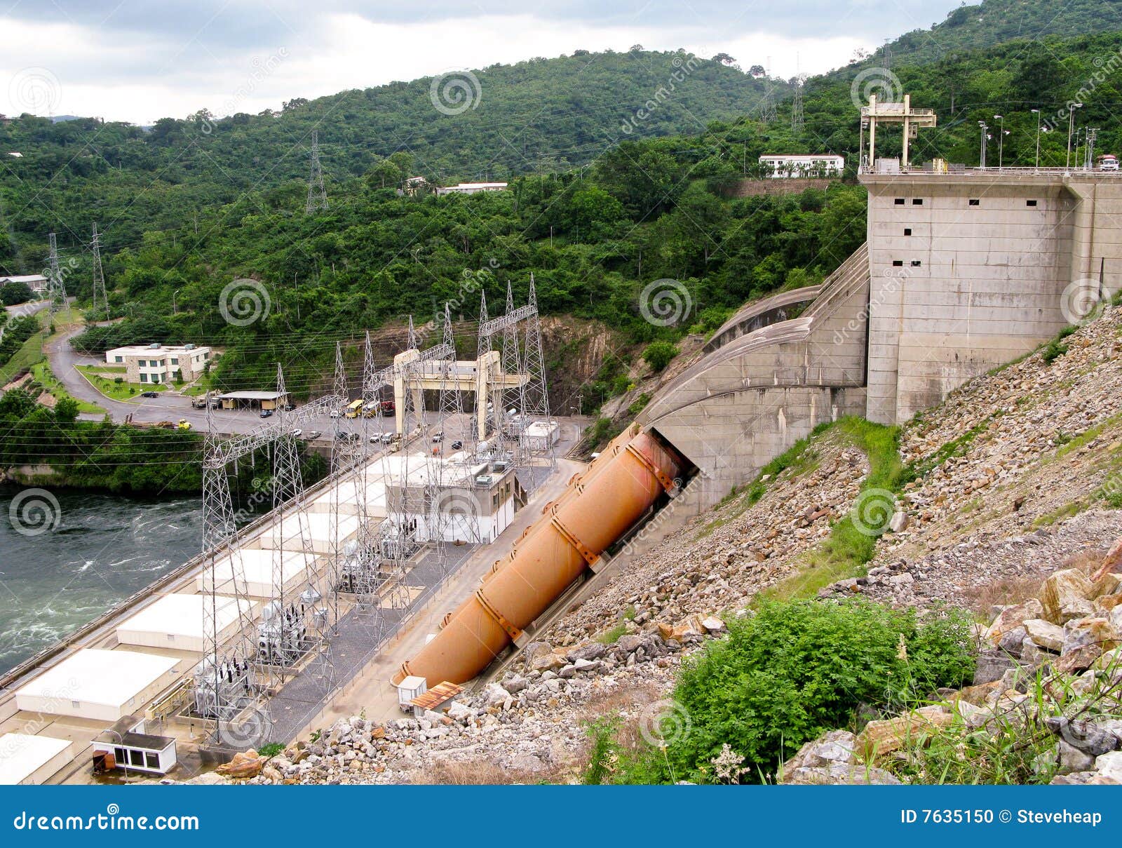 Hydro Electric Plant in Ghana Stock Photo - Image of river, ecological ...