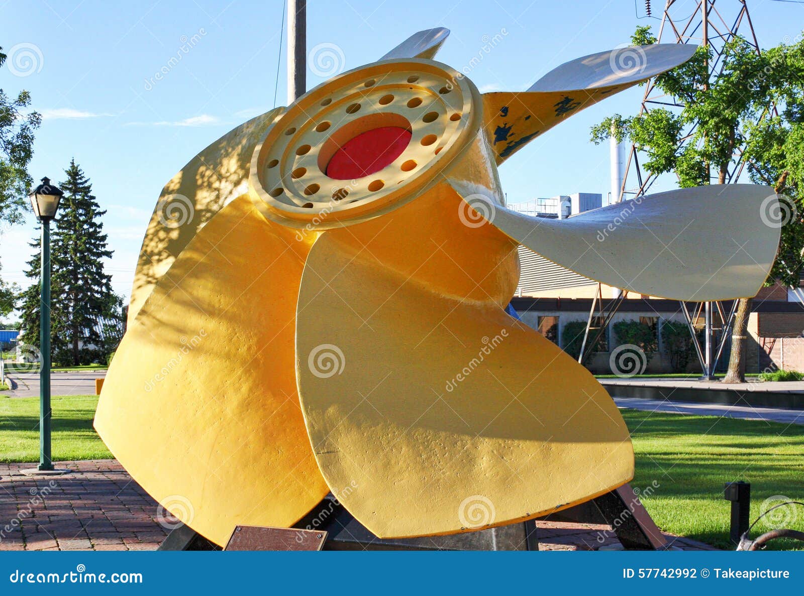 A hydro electric turbine stock photo. Image of holes - 57742992