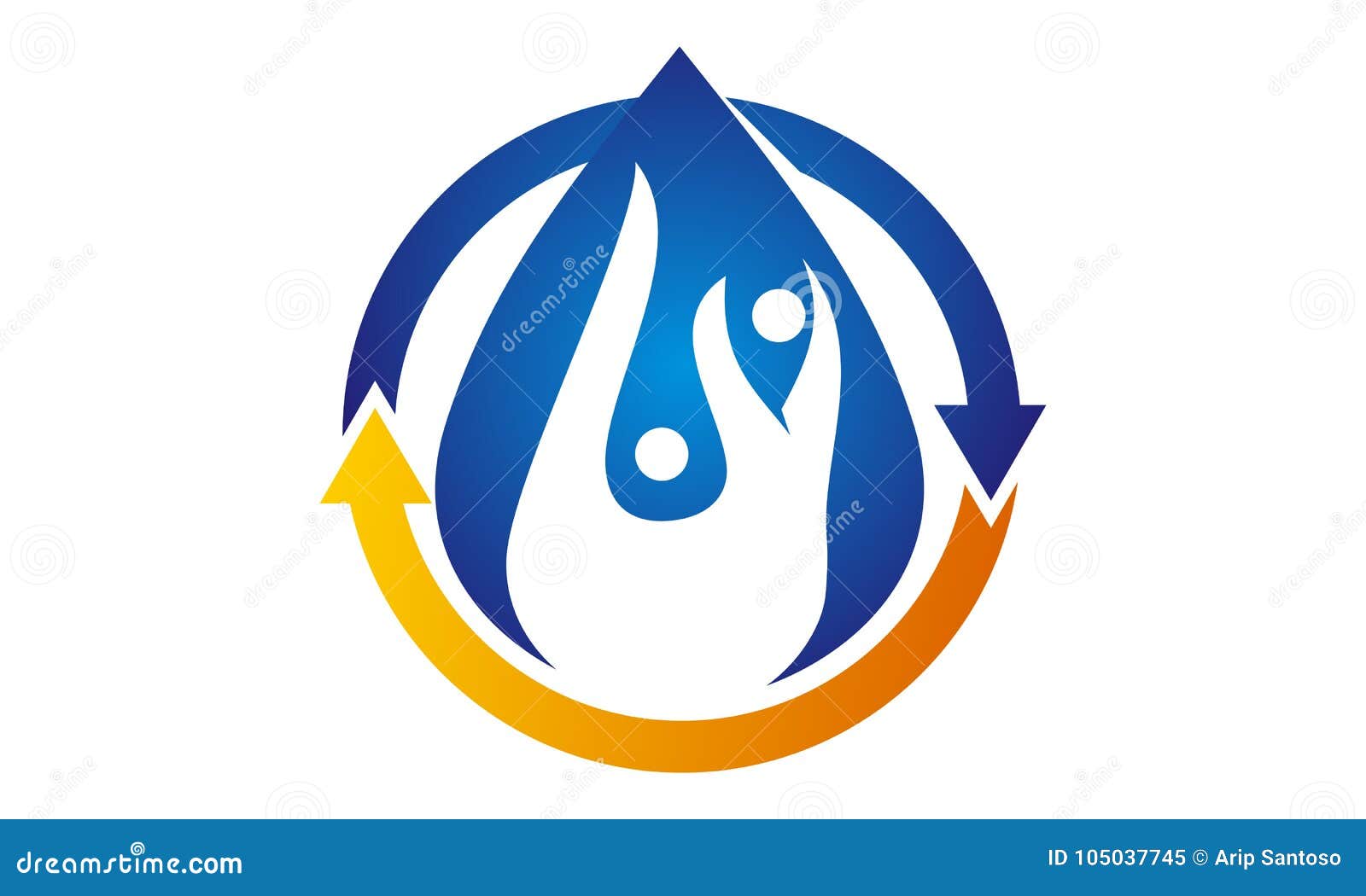 Hydro Healthy Logo Design Template Stock Vector - Illustration of ...