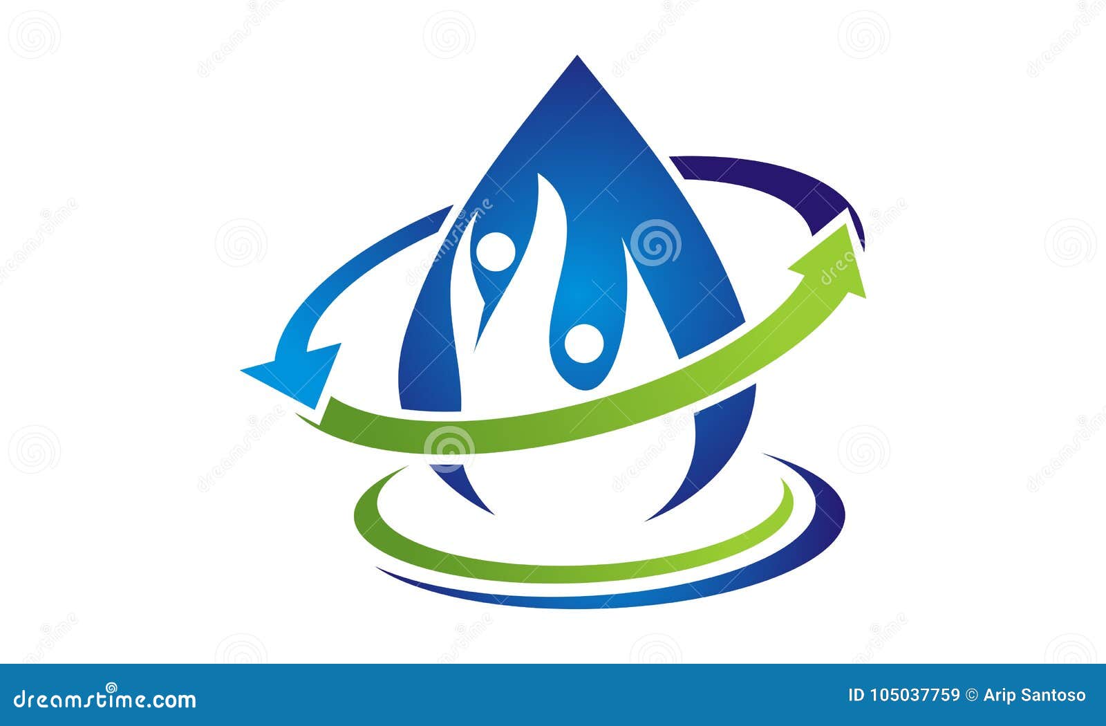 Hydro Healthy Logo Design Template Stock Vector - Illustration of logo ...