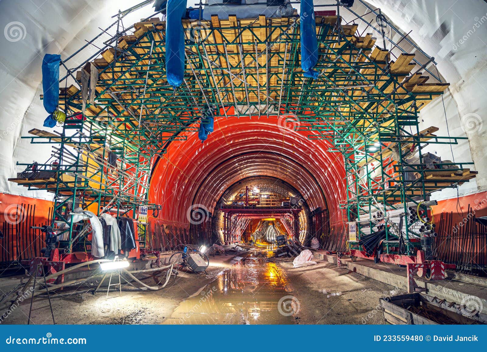 Hydro Isolation Preparation during of New Railway Tunnel Construction ...