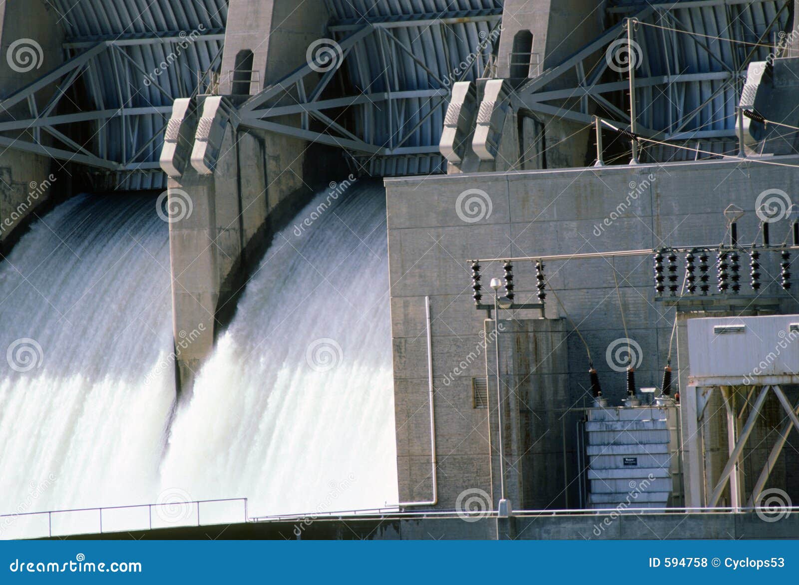 Hydro power stock photo. Image of river, generate, electricity - 594758