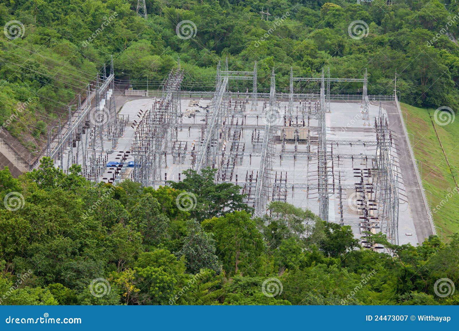 Hydro Power Electric Dam stock image. Image of engineering - 24473007