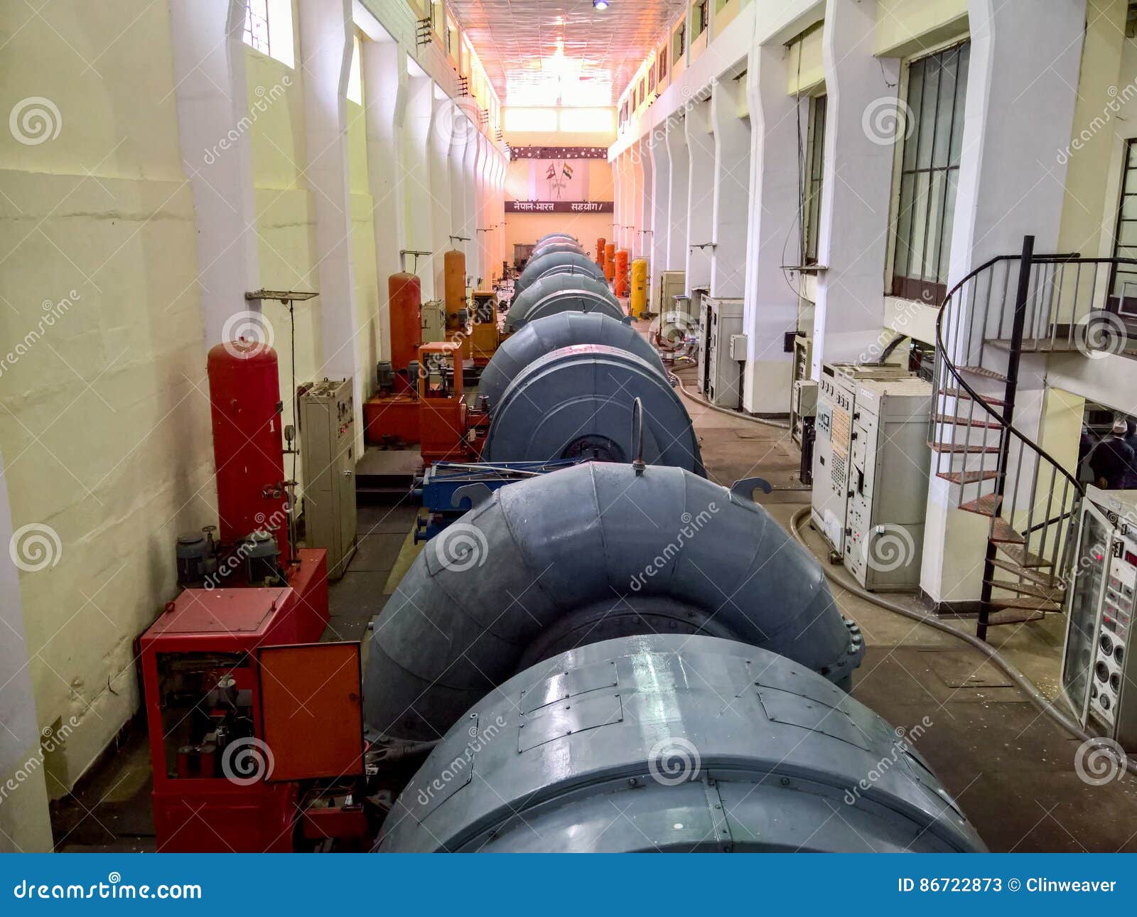 Hydro Power Generators and Turbines Editorial Stock Photo - Image of ...