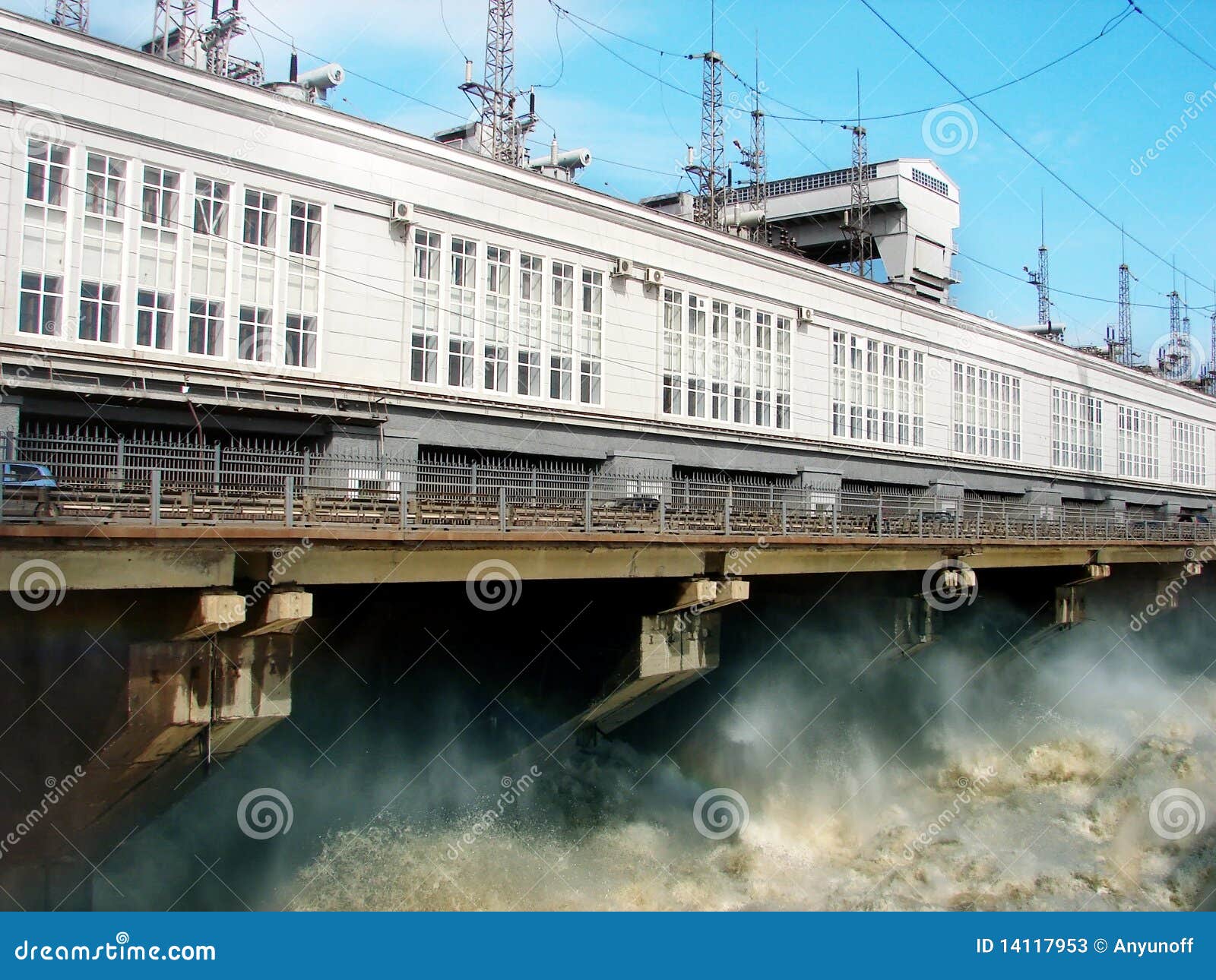 Hydro power plant stock image. Image of generator, engineering - 14117953