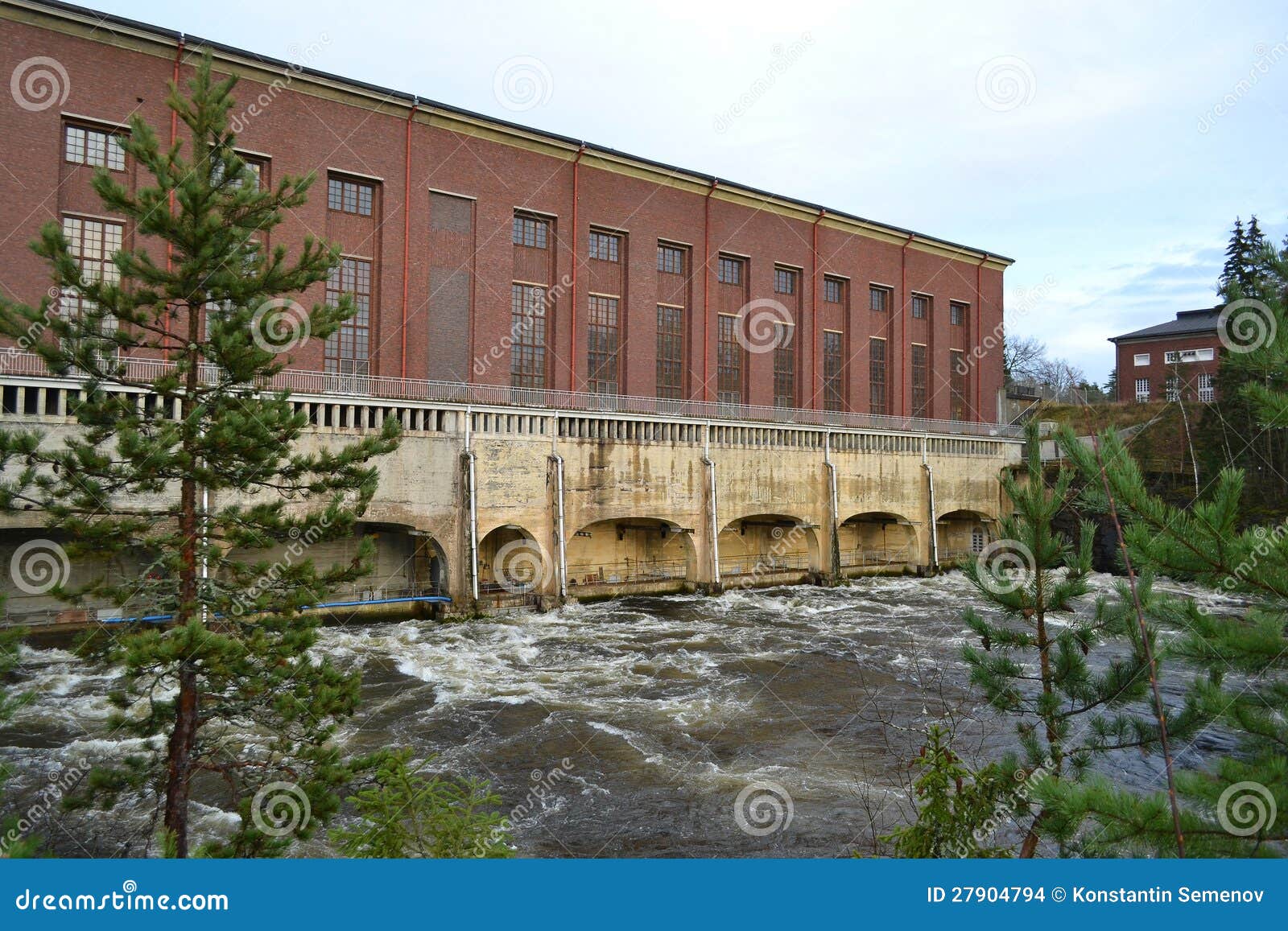 Hydro Power Plant in Imatra Stock Photo - Image of scandinavia ...