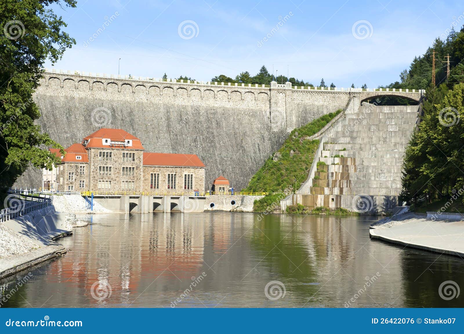Hydro powerhouse stock photo. Image of architectural - 26422076