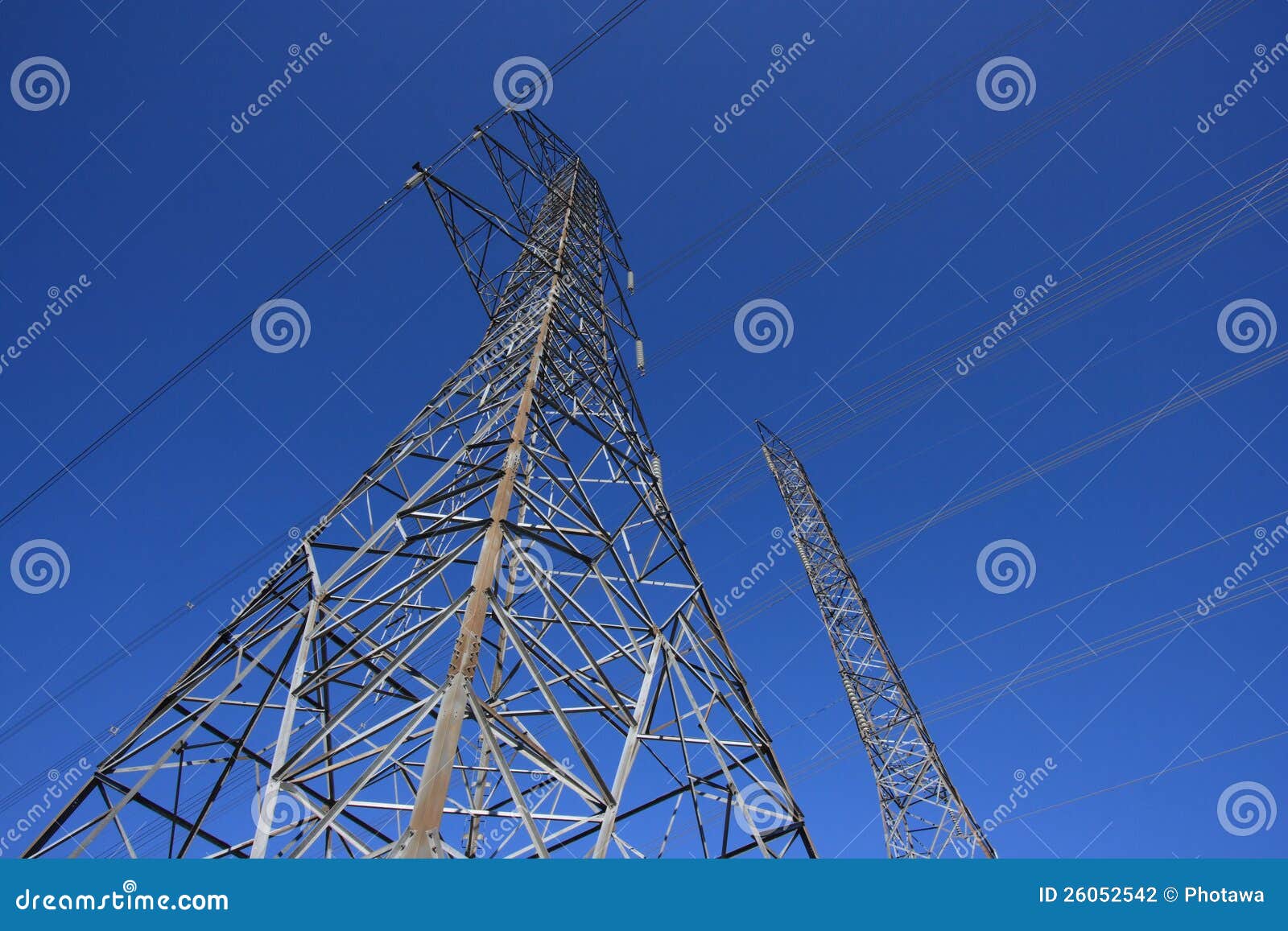 Hydro Towers stock photo. Image of steel, hydro, industry - 26052542