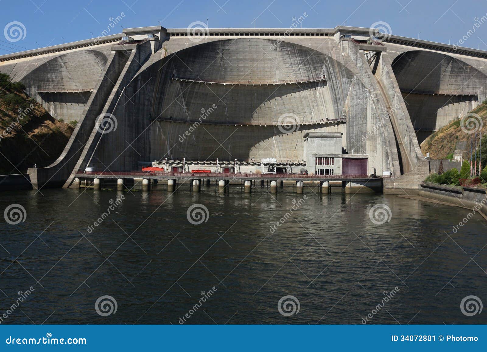 Hydroelectric dam stock image. Image of energy, clean - 34072801