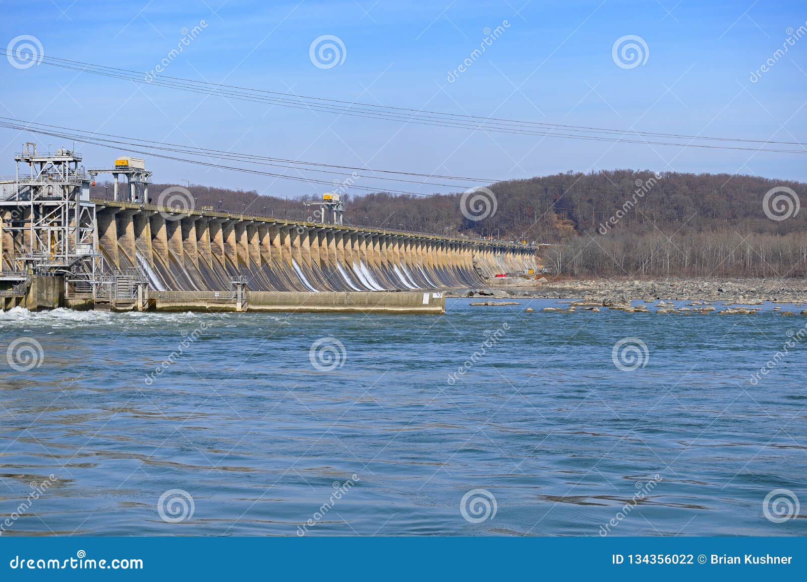 Hydroelectric Dam Power Station Stock Photo - Image of generation ...