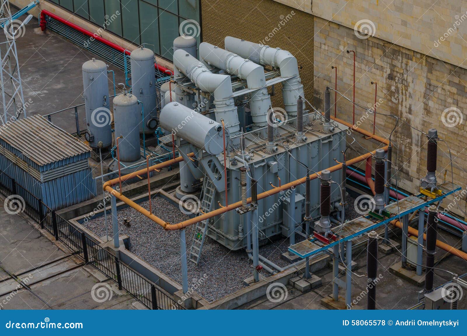 Hydroelectric dam stock photo. Image of plant, energy - 58065578