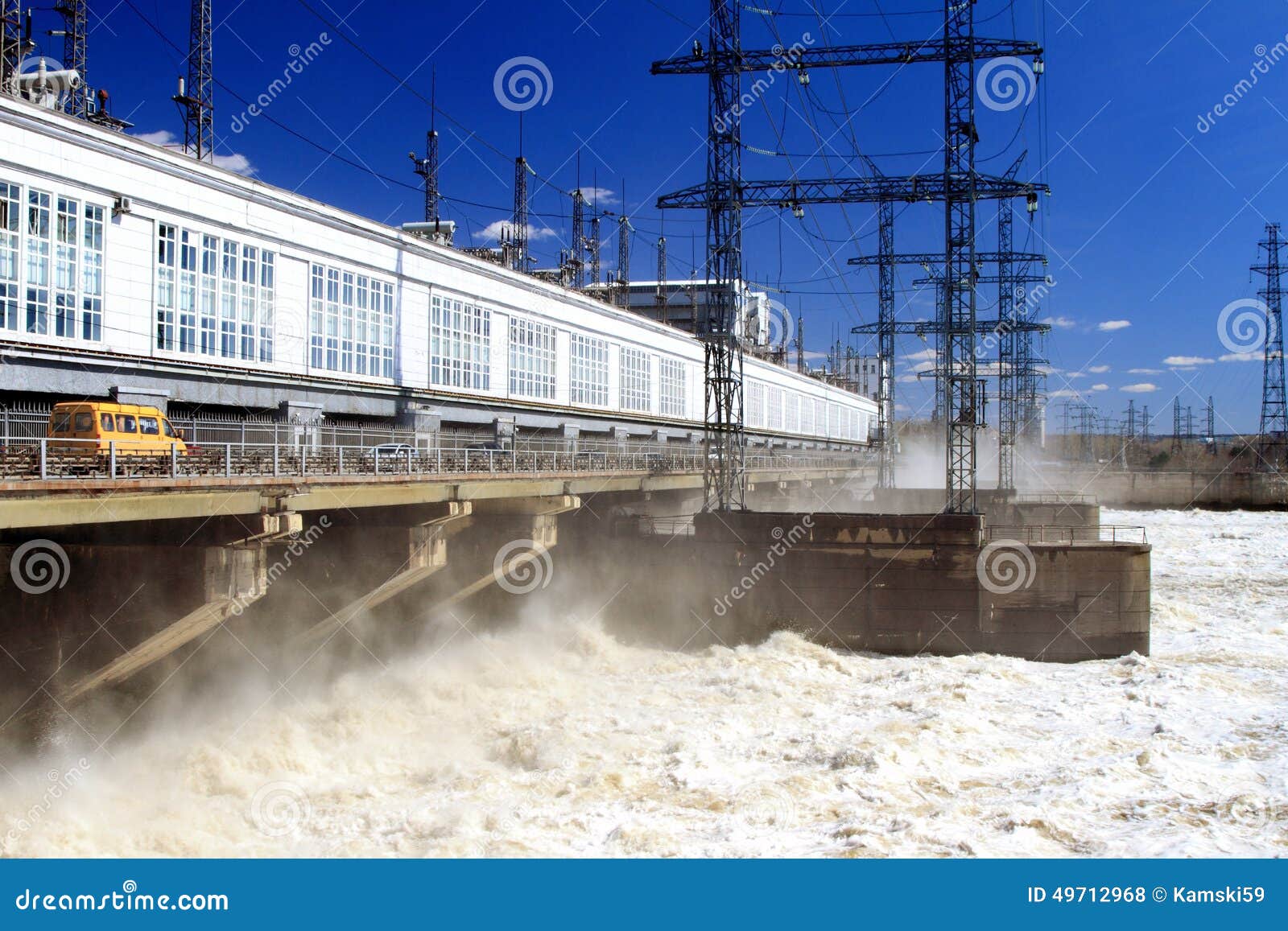 Hydroelectric dam stock photo. Image of hydroelectric - 49712968